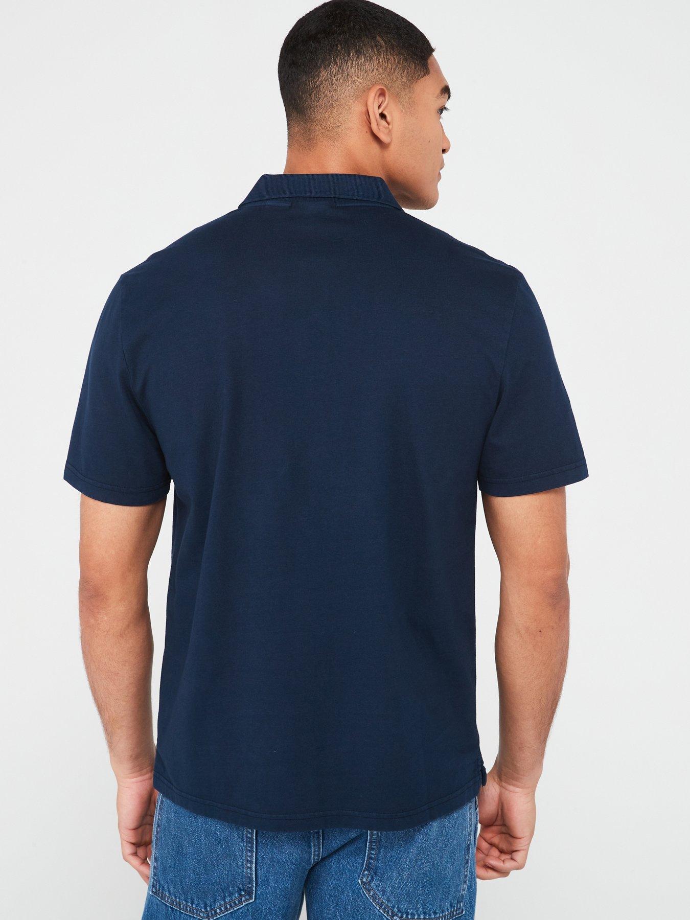 Levi's Authentic Relaxed Fit Polo Shirt - Navy | Very
