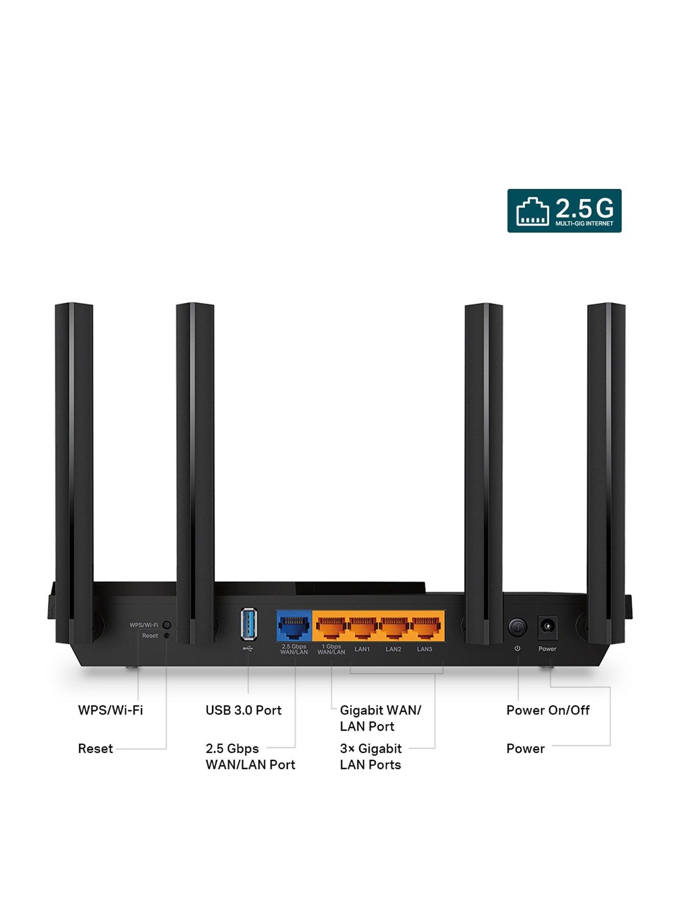 TP Link TP-Link Archer AX55 Pro Wi-Fi 6 Dual Band Gigabit Router wih 3 ...