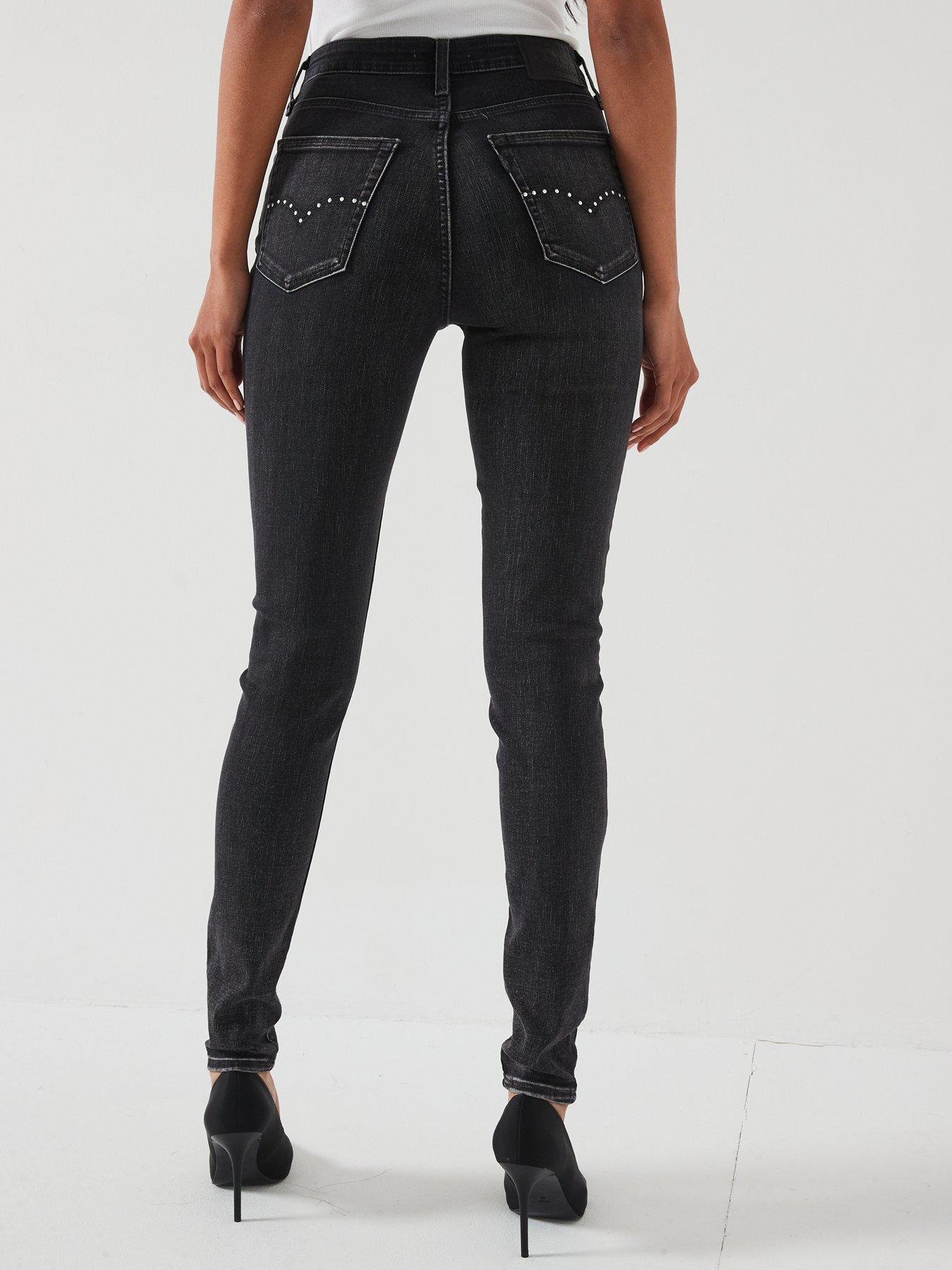 Levi's 721 High Rise Skinny Jean - Shining Brighter - Black | Very