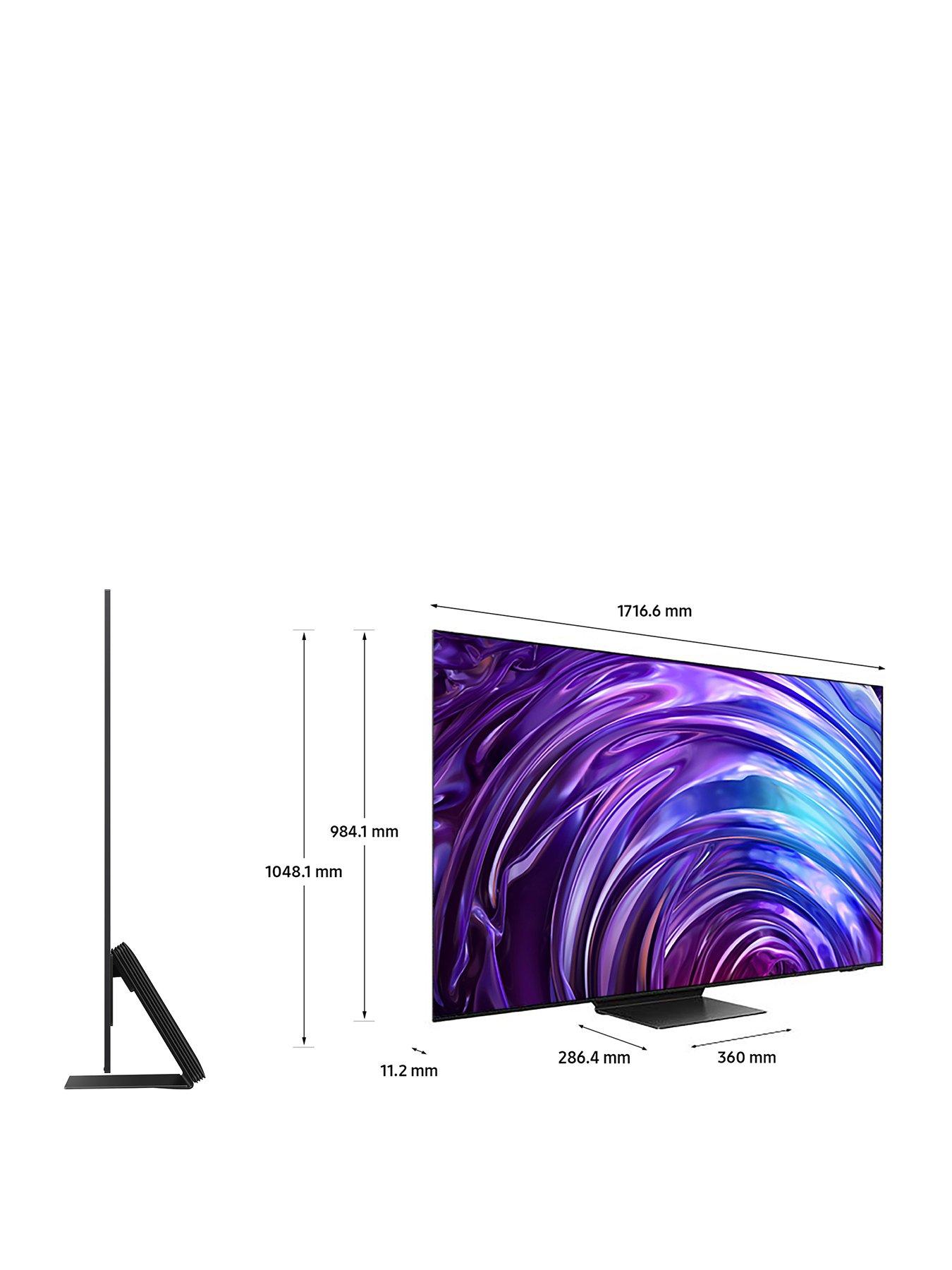 Samsung S95D, 77 inch, OLED Glare Free, 4K Smart TV with Infinity One ...