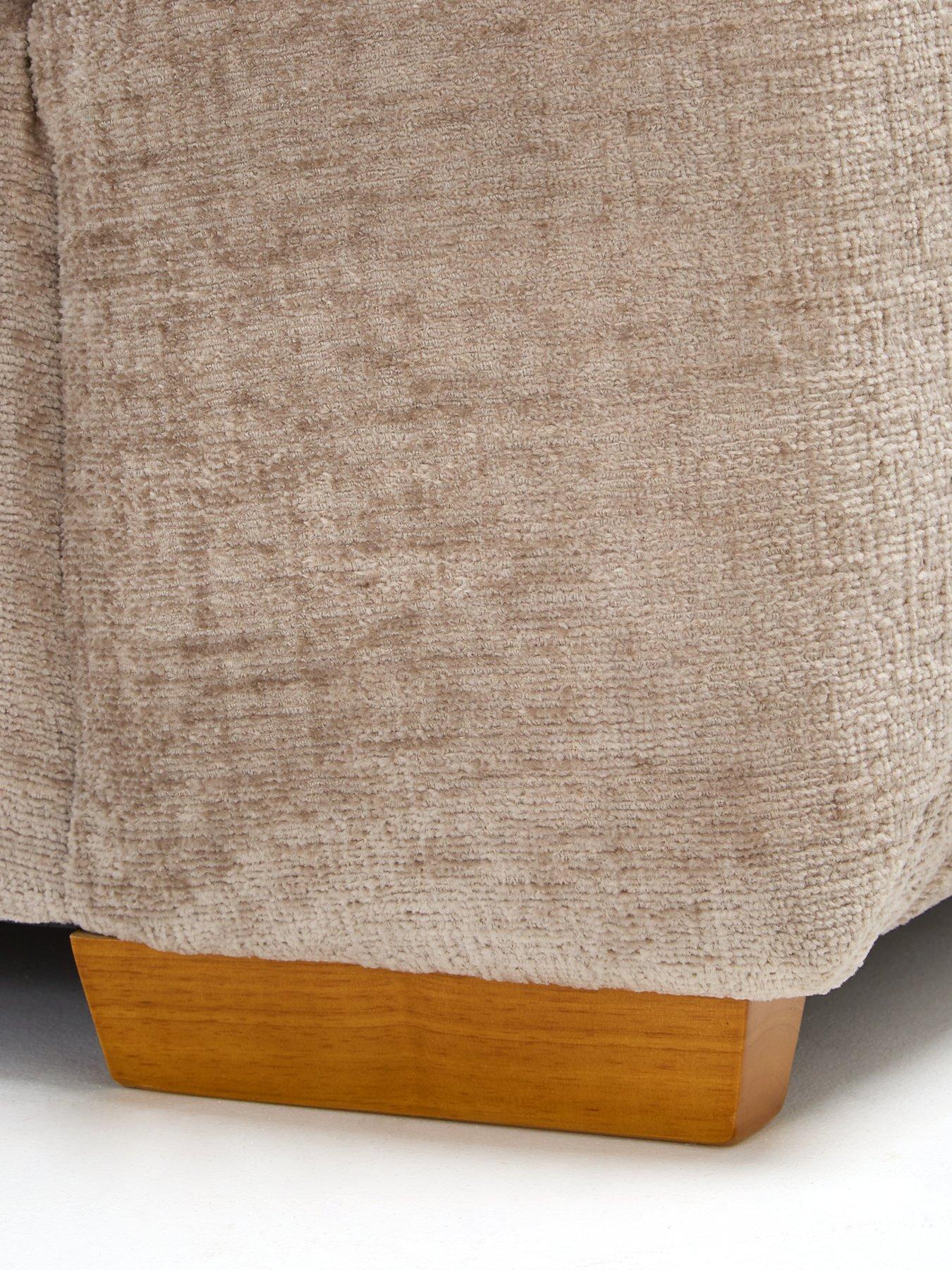 Very Home Melrose Left Hand Fabric Double Arm Corner Group Sofa - Made ...