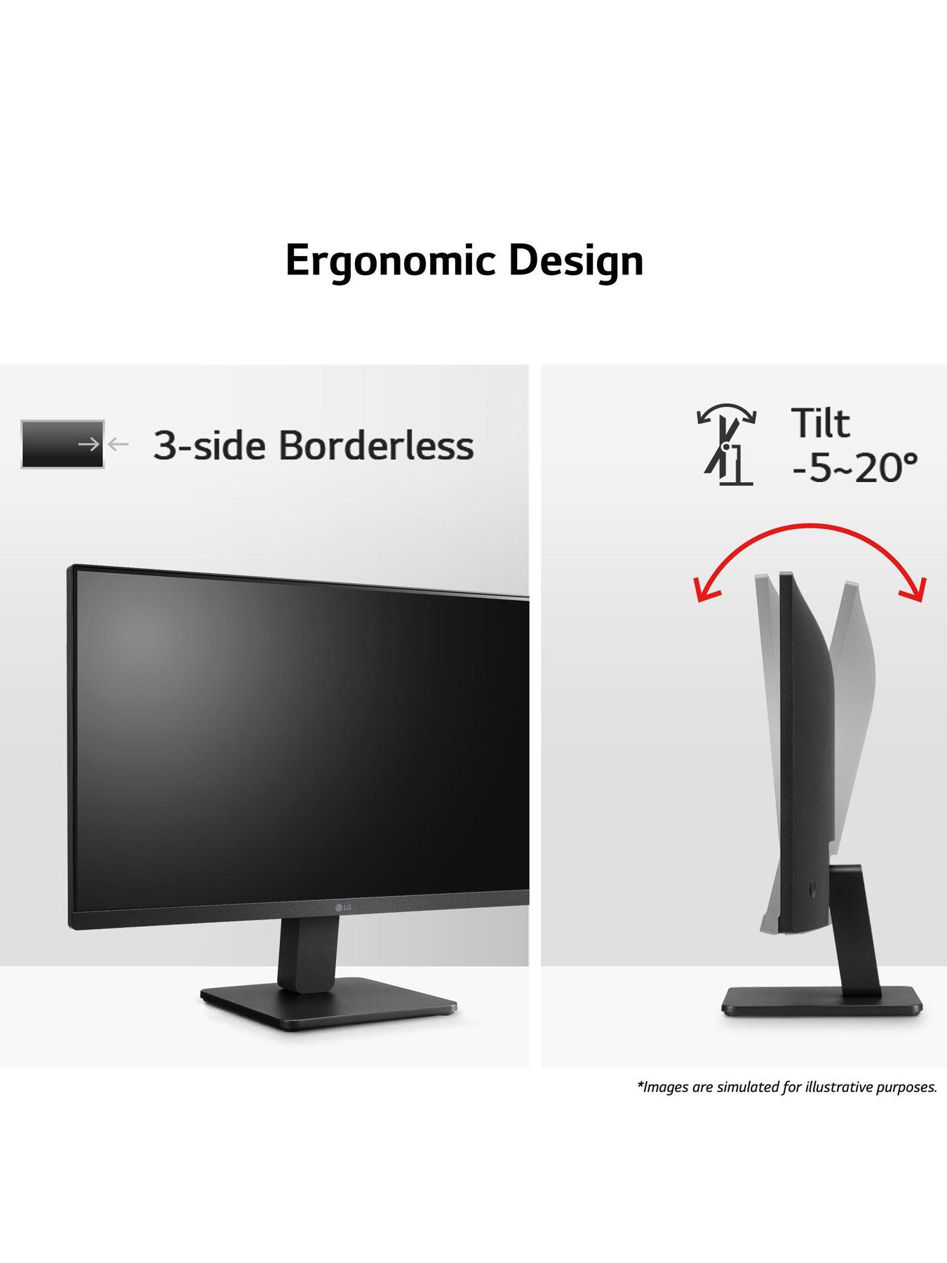 LG 24MR400-B.AEKQ 24-inch IPS Full HD 100Hz 5ms Tilt Adjustable Stand ...