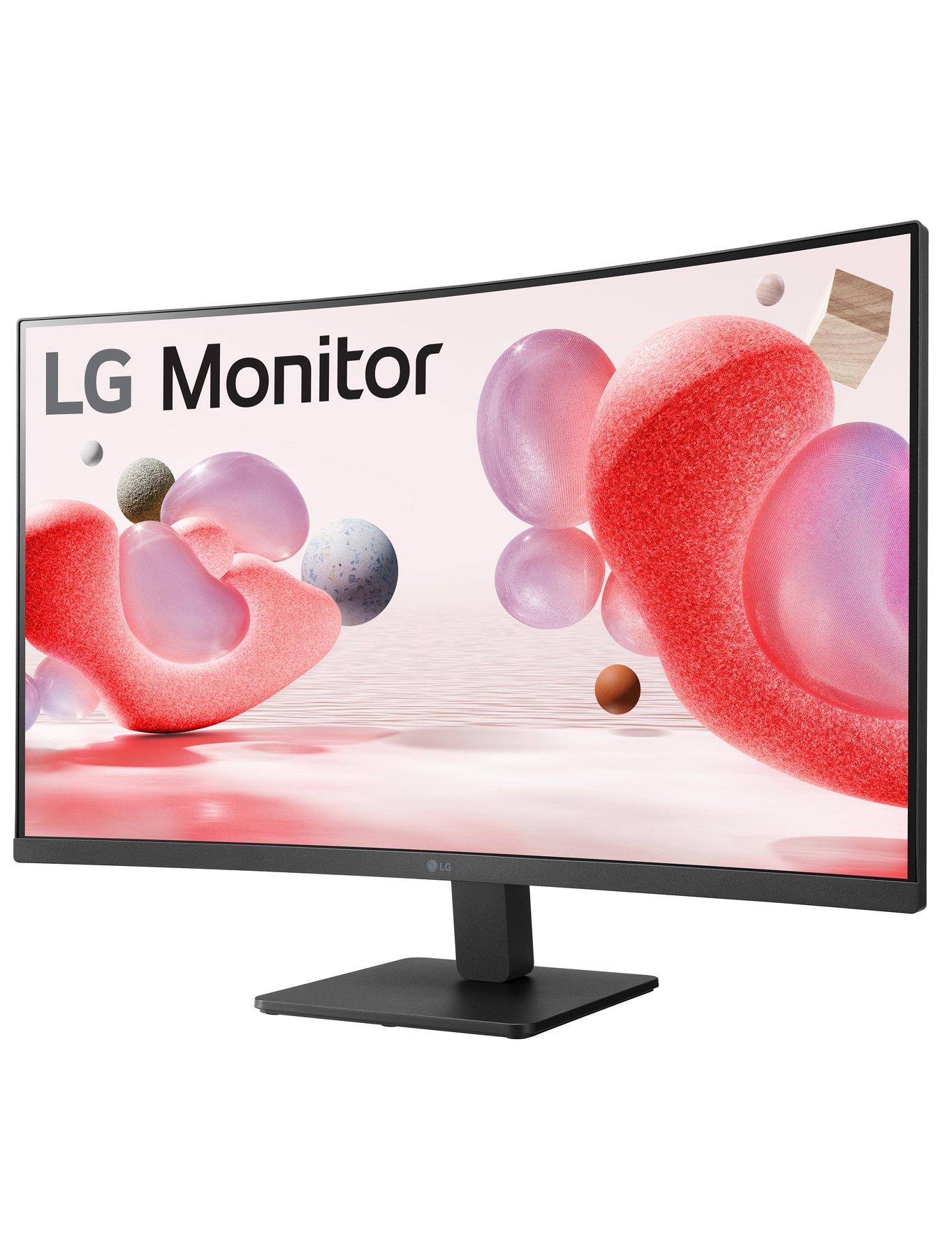 LG 32MR50C-B.AEKQ 32-inch VA Full HD 100Hz Tilt Adjustable Stand Curved ...