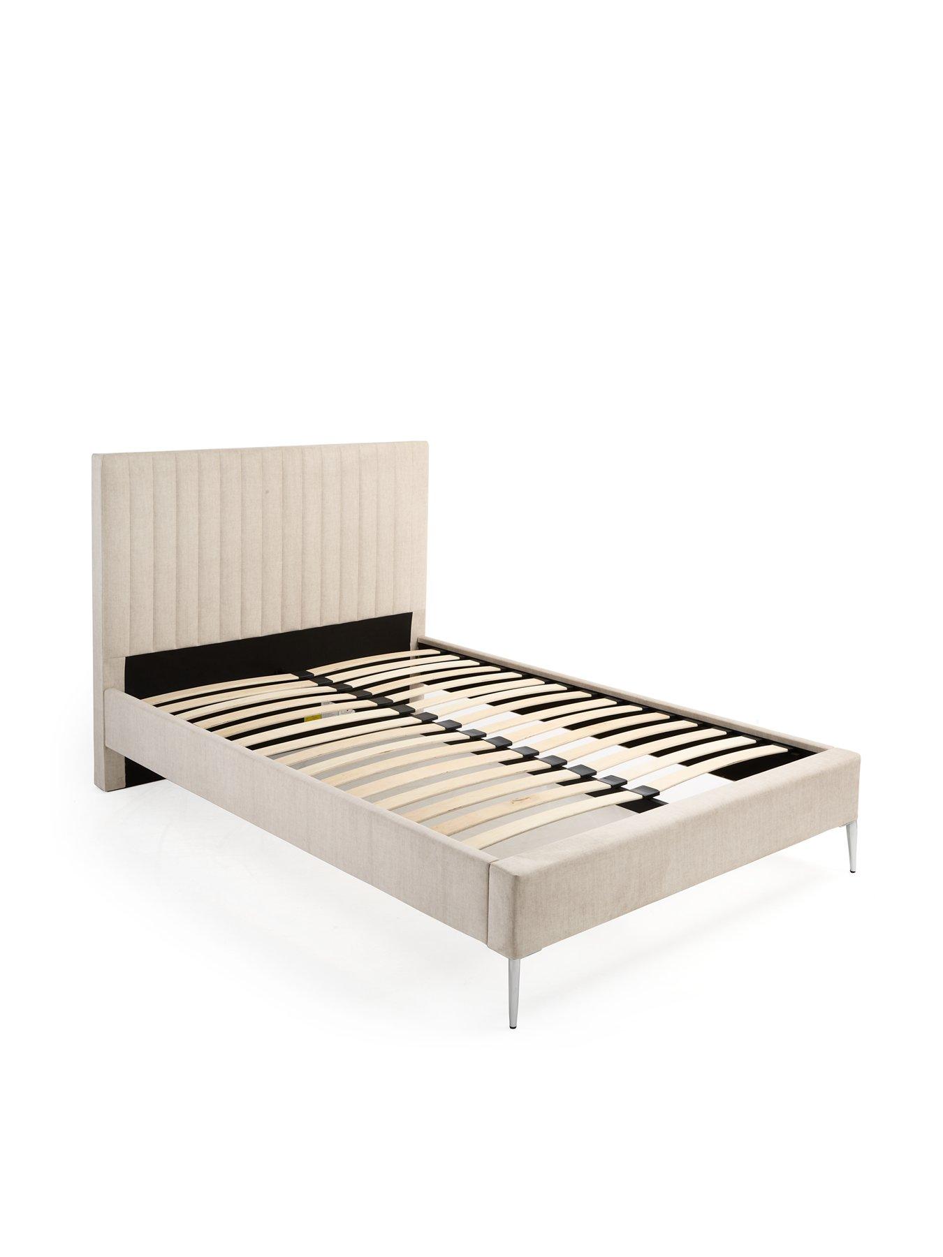 Very Home Emelia Fabric Bed Frame with Mattress Options (Buy & SAVE ...