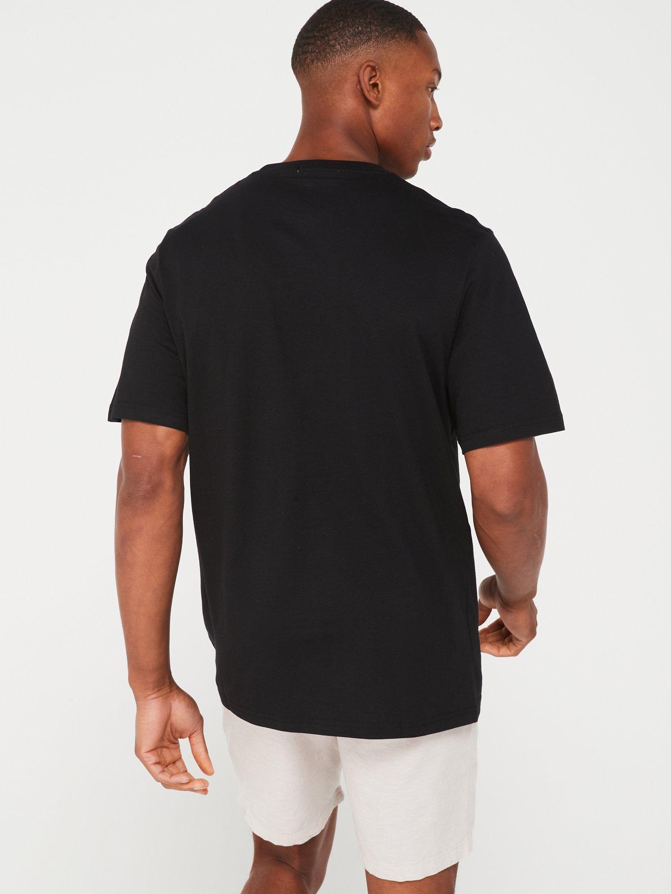 Jack & Jones Jack & Jones Sunset Graphic Logo T-shirt - Black | Very.co.uk