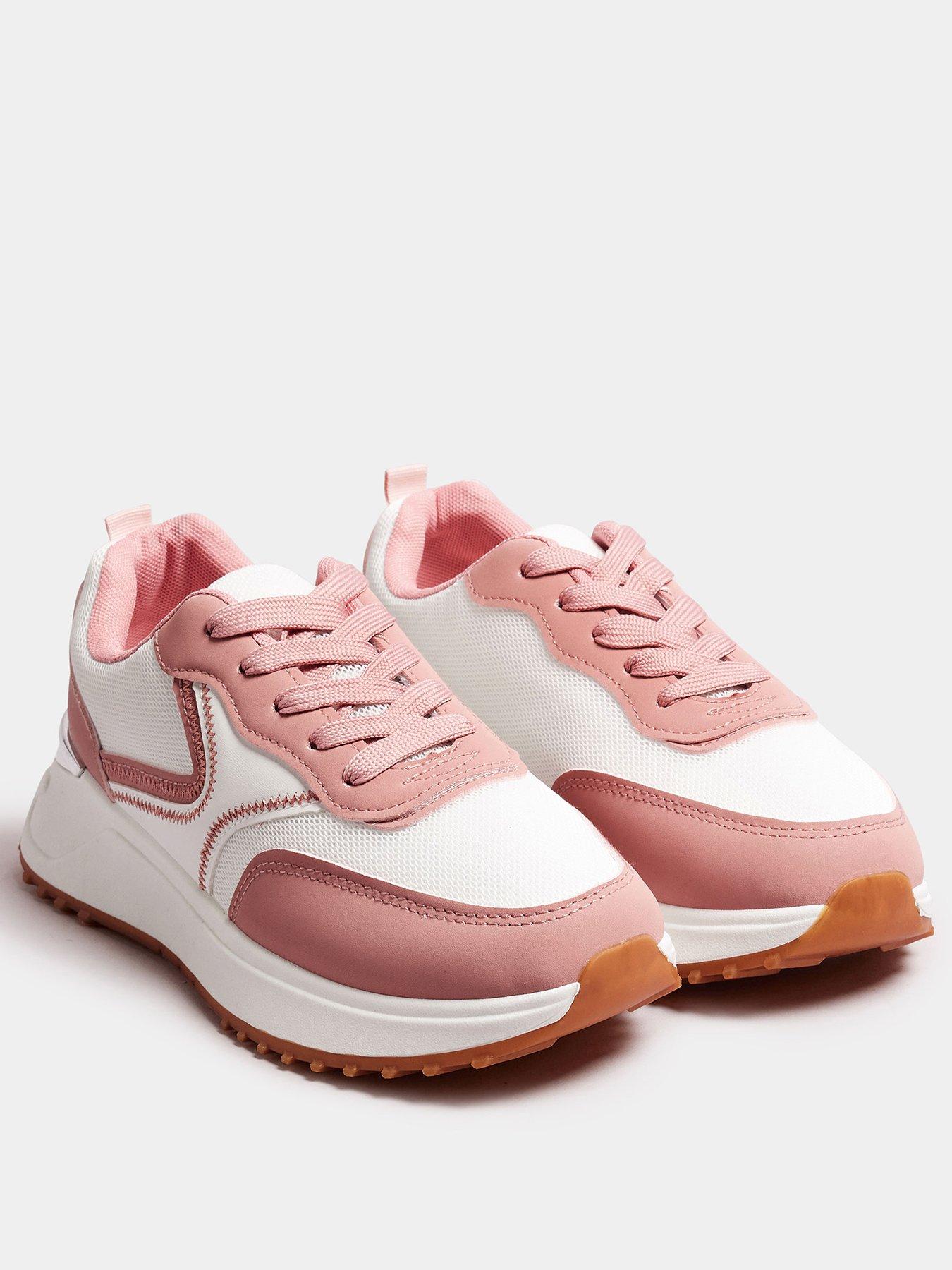 Yours Wide Fit Runner Trainer Pink | Very