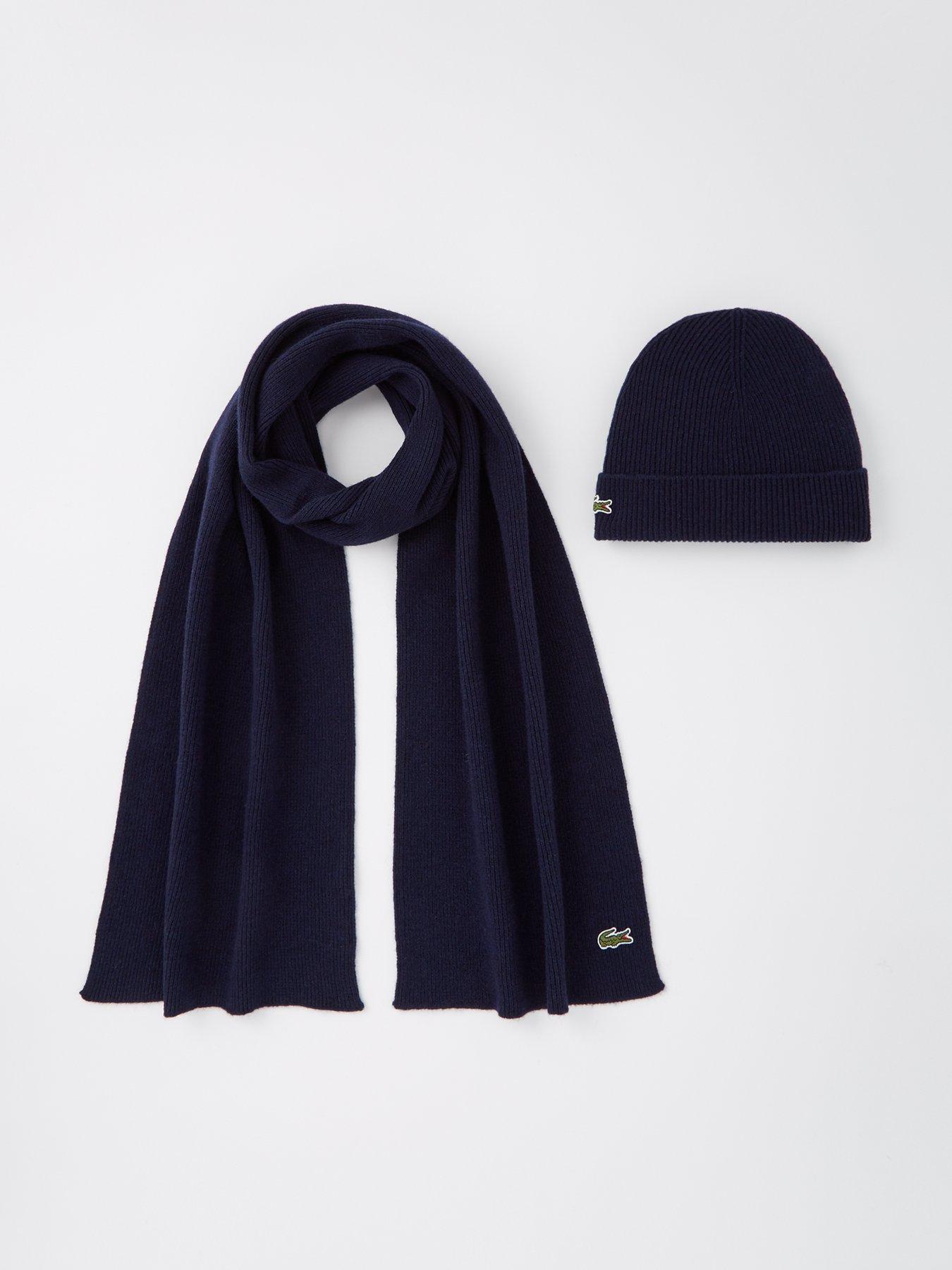 Lacoste hat and scarf store