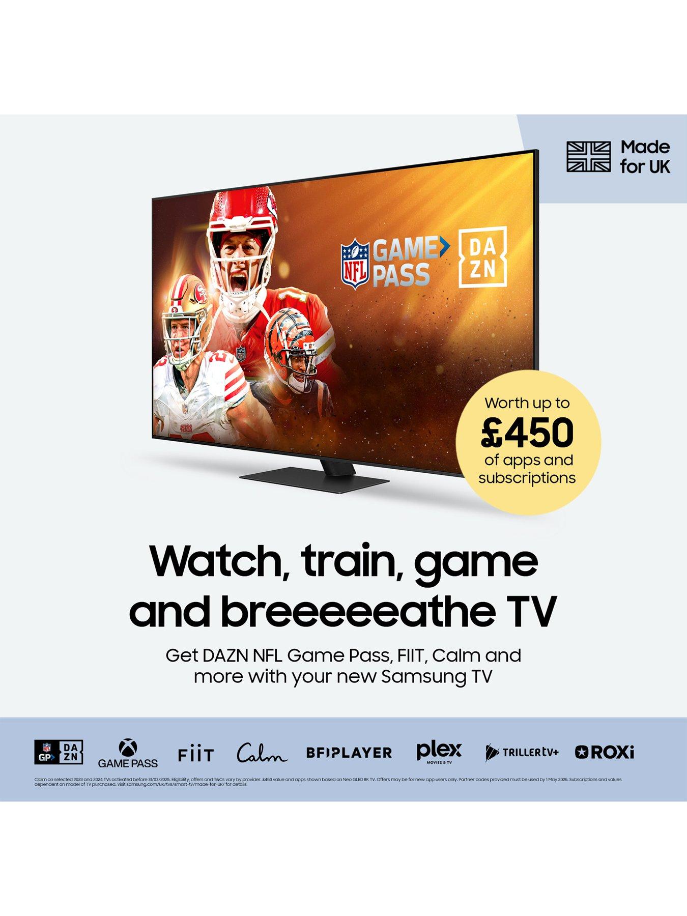 Samsung Q80D, 55-inch, QLED, 4K Smart TV with Dolby Atmos | Very
