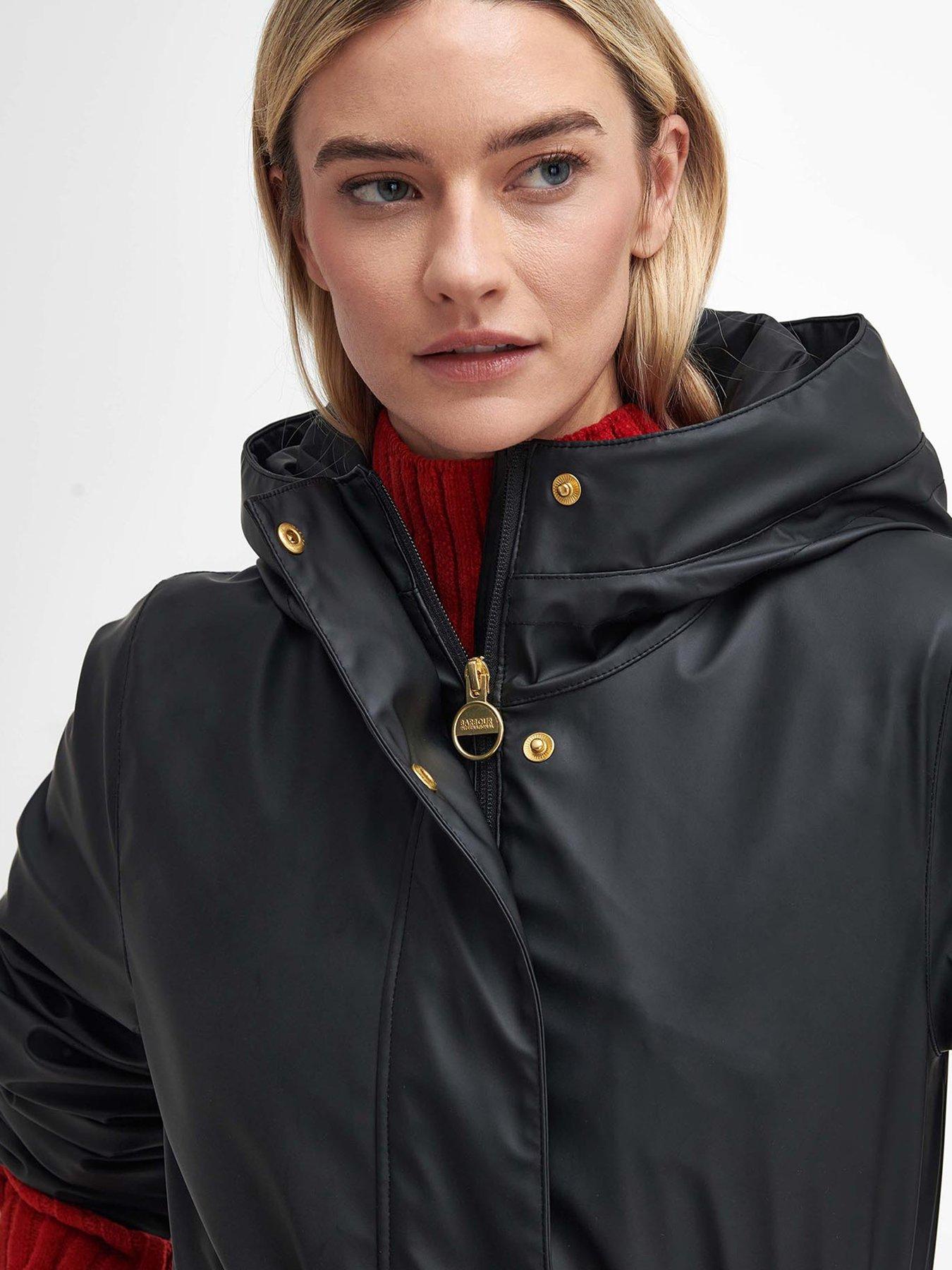 Barbour International Wyatt Showerproof Coat - Black | Very