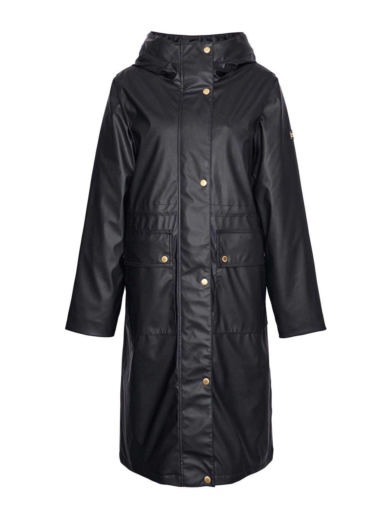Barbour International Wyatt Showerproof Coat - Black | Very