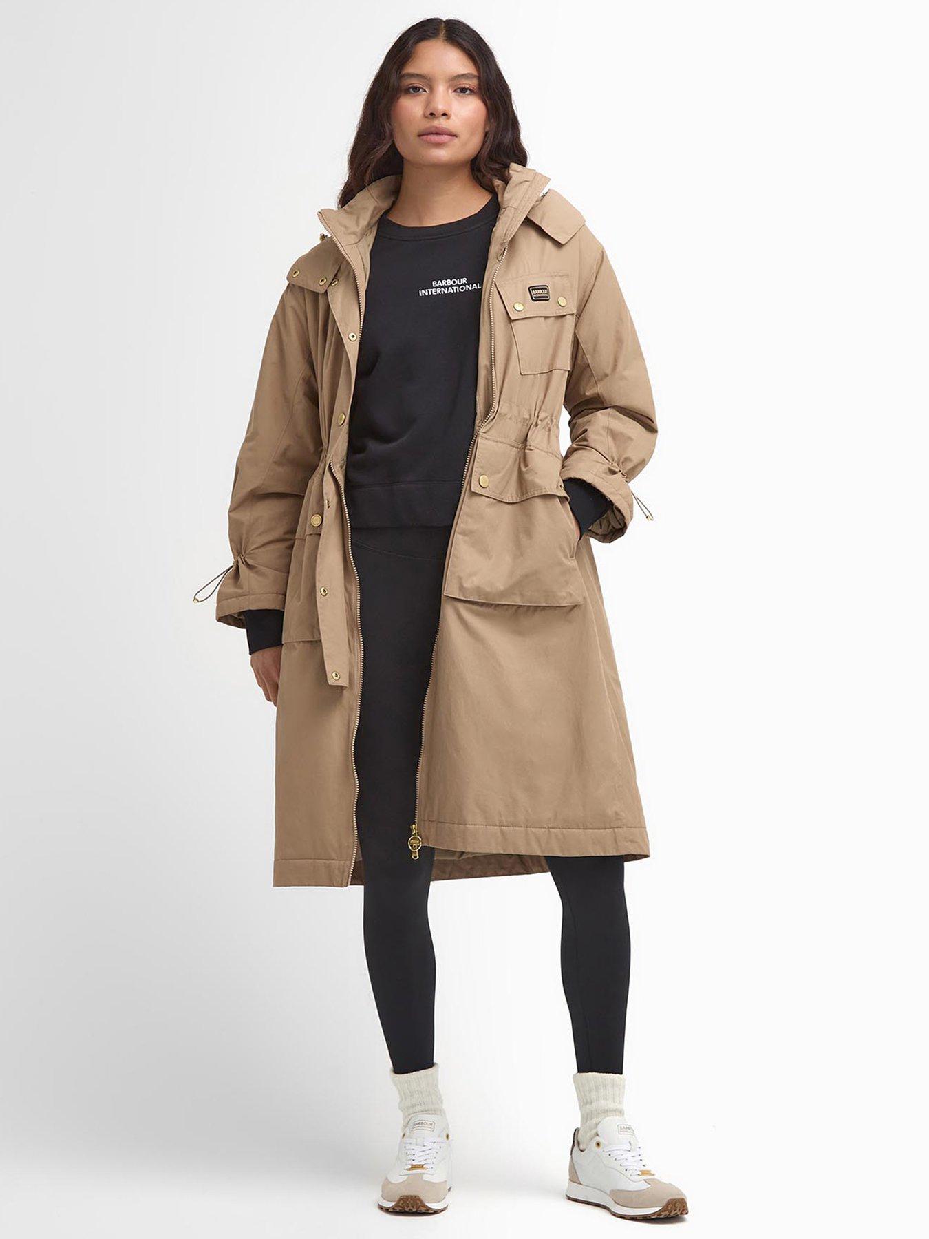 Barbour International Roberta Showerproof Coat - Beige | Very