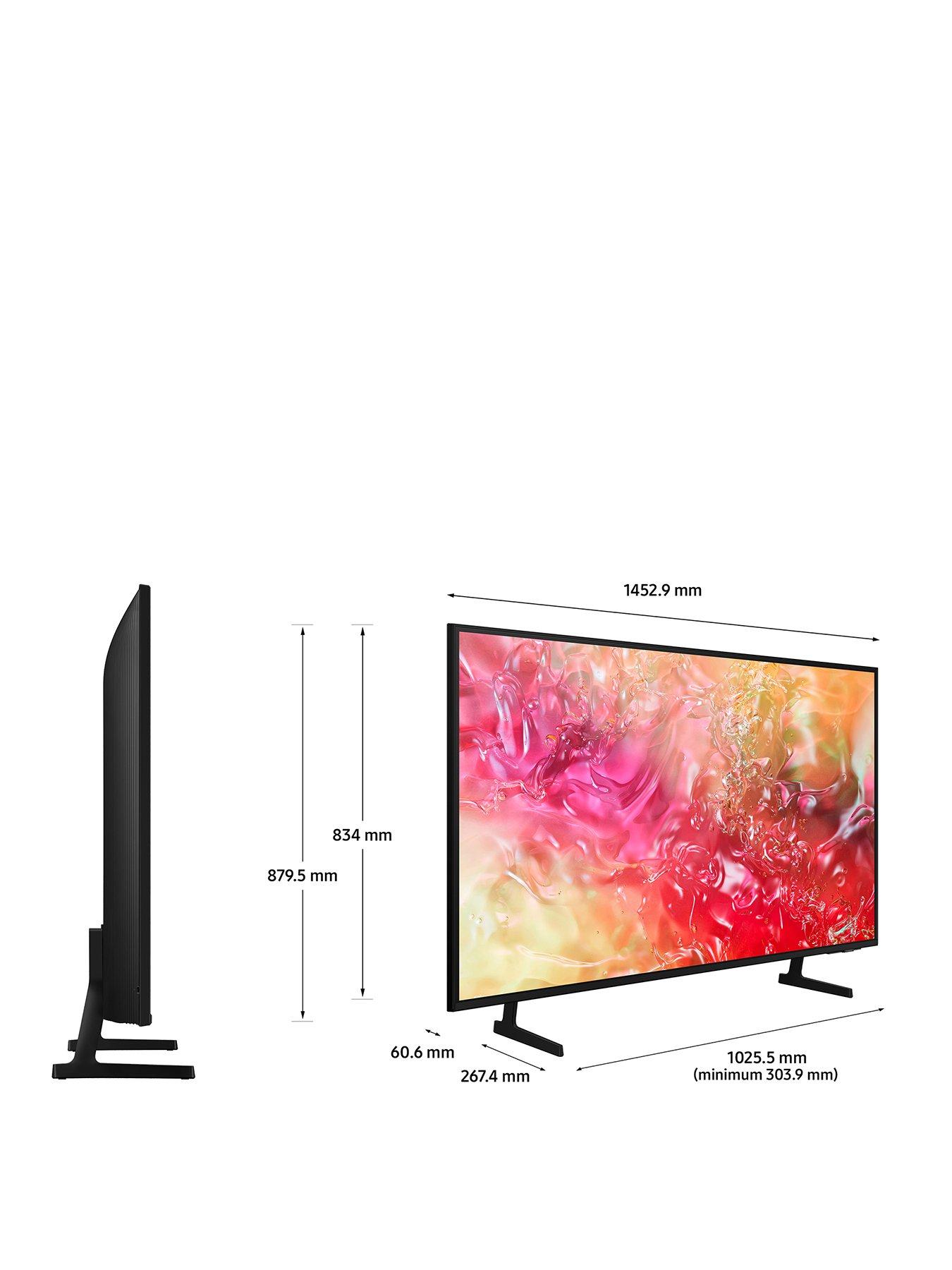 Samsung DU7100, 65 inch, Crystal UHD, 4K Smart TV | very.co.uk