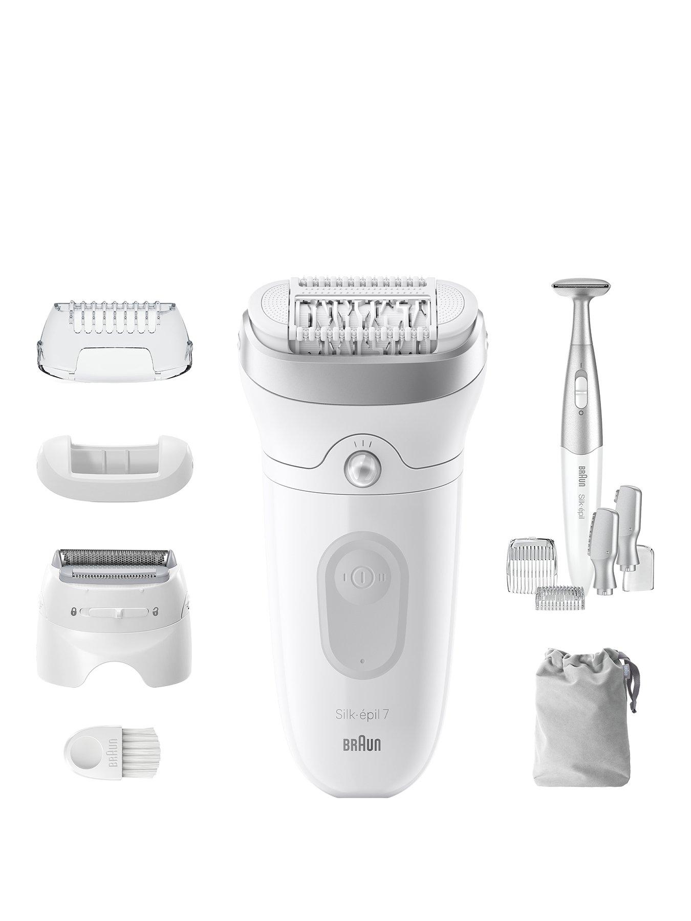 Braun Silk-epil 7 With Lady Shaver Head & Trimmer Comb, Bikini Trimmer ...