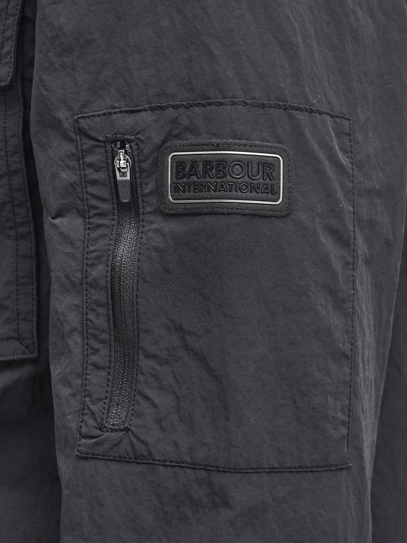 Barbour International Scots Nylon Overshirt - Black | Very