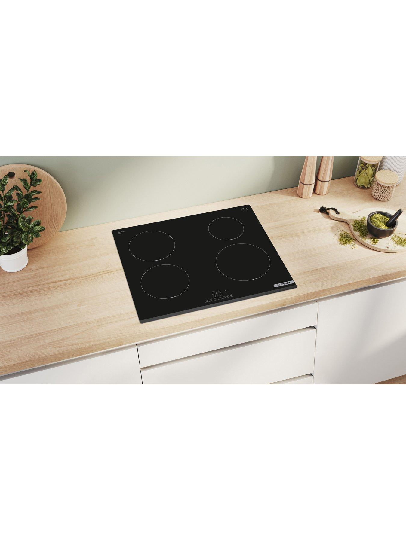 Bosch Series 4 PIE631BB5E 60cm Induction Hob - Touch Control, 4 Zones ...