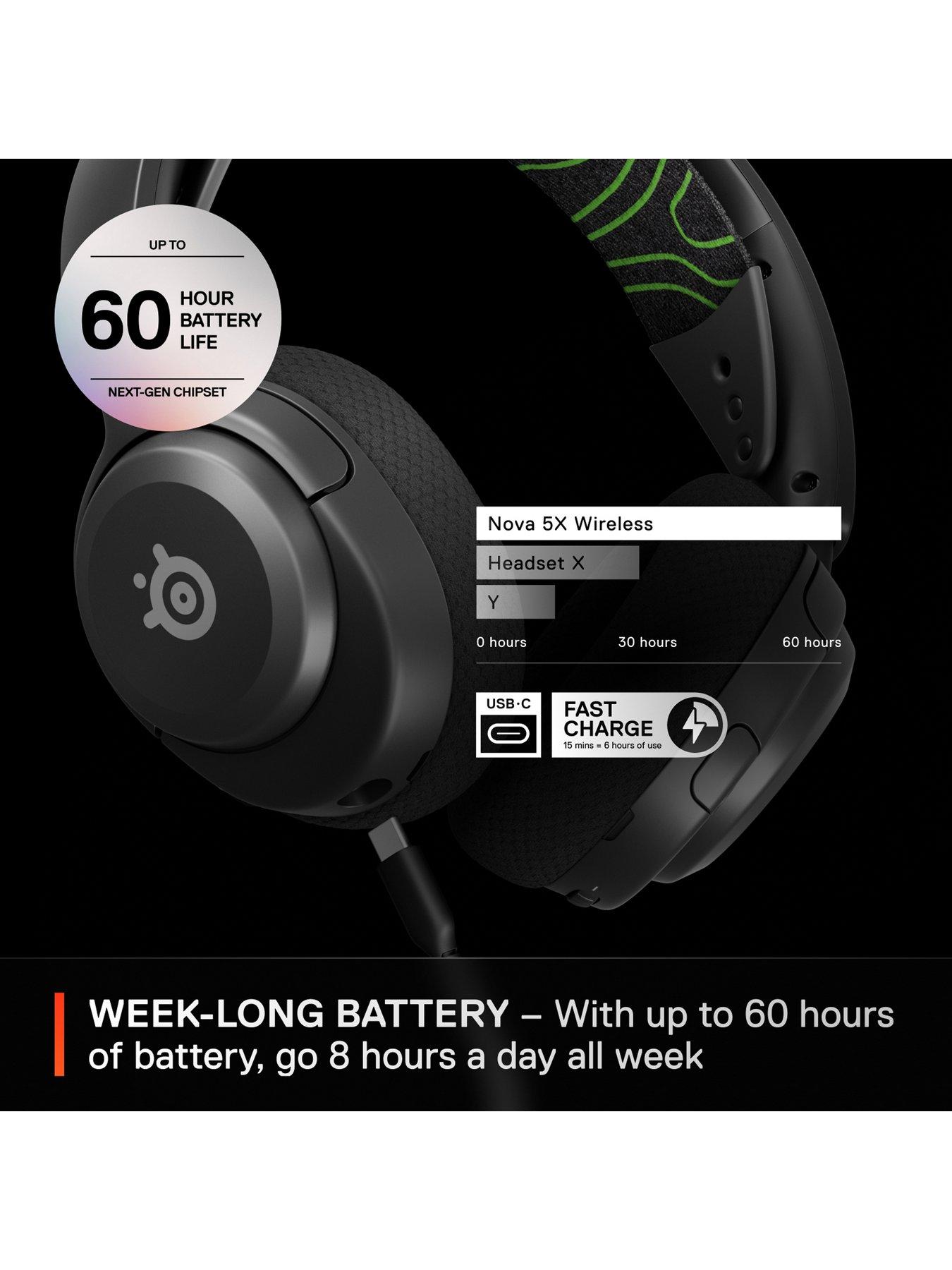 SteelSeries Arctis Nova 5X Wireless Xbox Gaming Headset - Black | Very