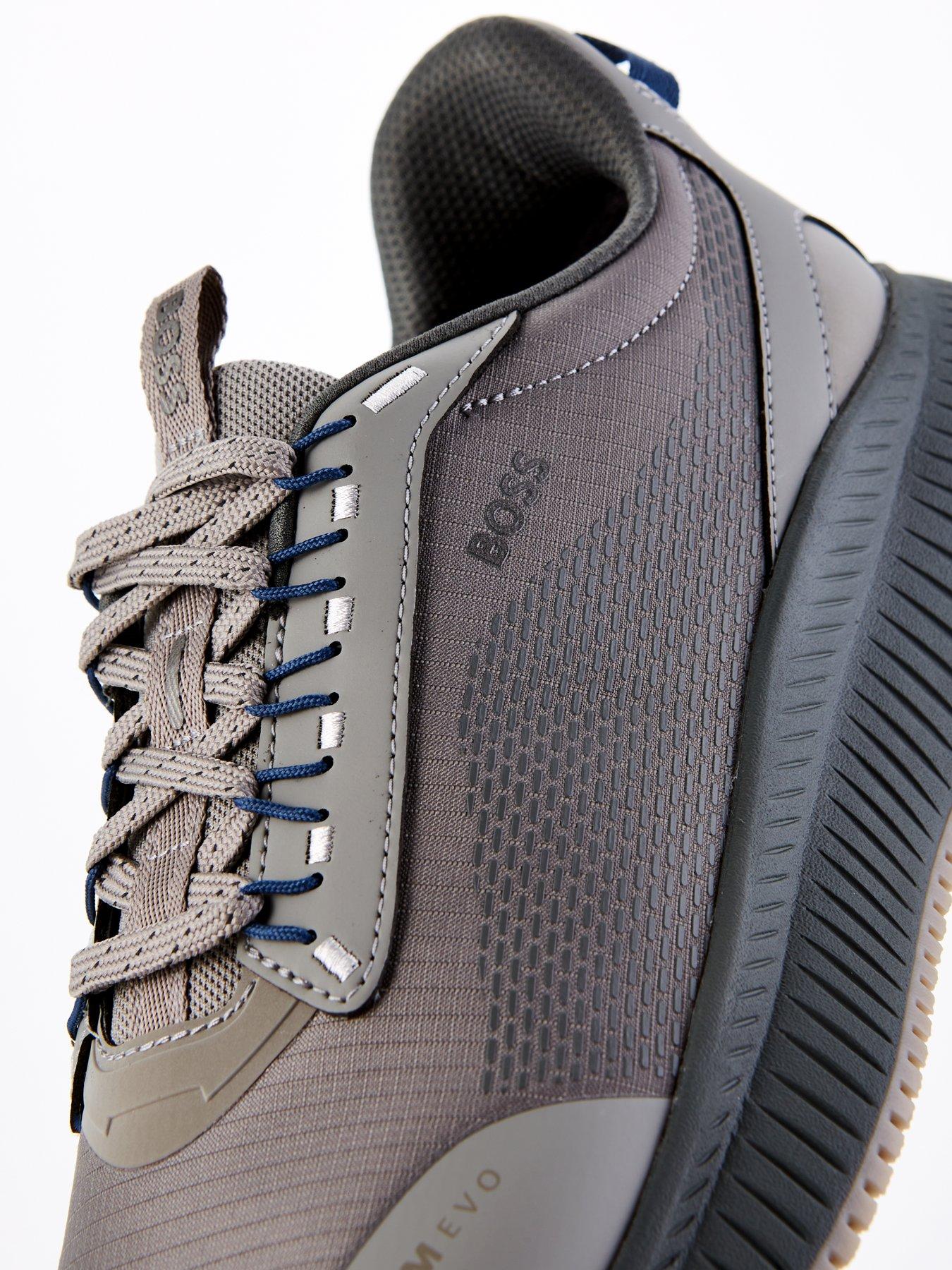 BOSS Ttnm Evo Ripstop Heel Tab Lace Sneaker - Grey | Very