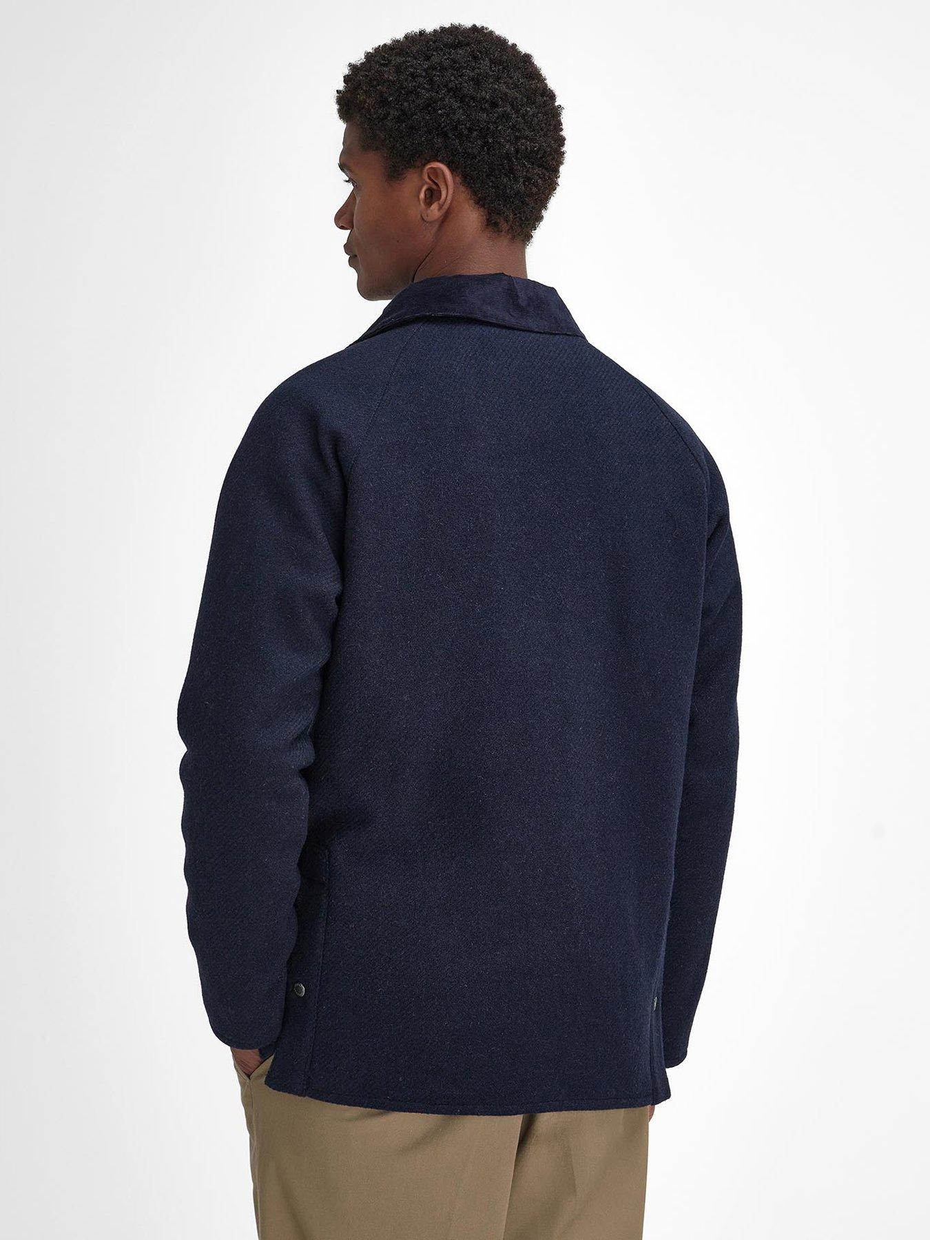Barbour Bedale Wool Jacket - Navy | Very