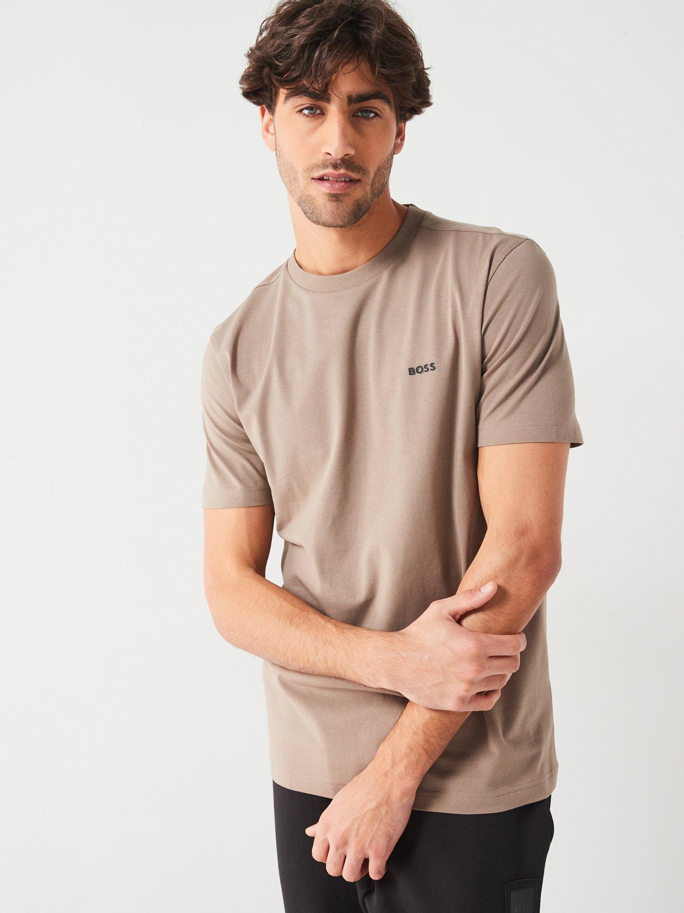BOSS Regular Fit T-Shirt - Khaki | Very