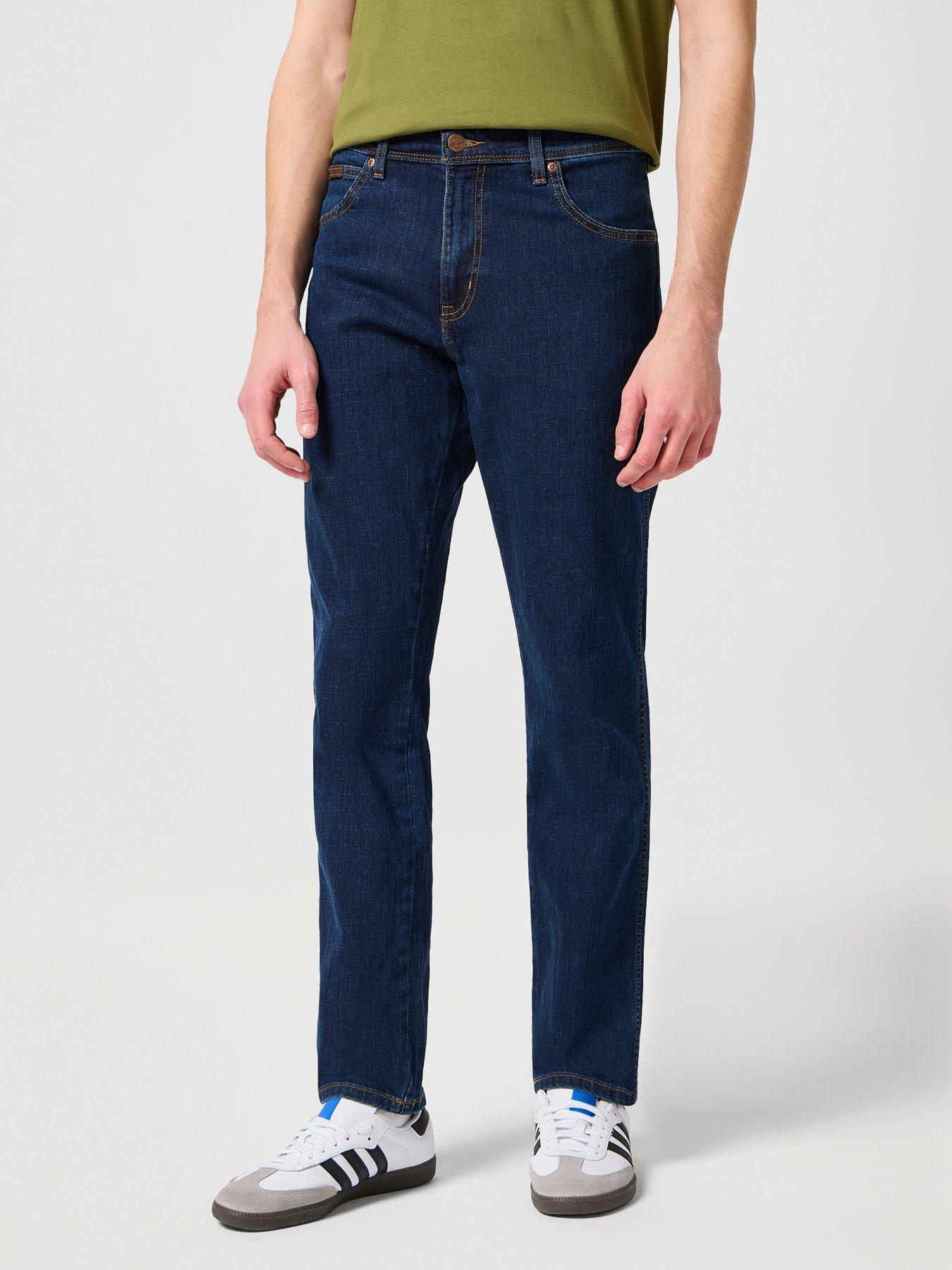 Wrangler Texas Slim Fit Jeans - Dark Blue | Very