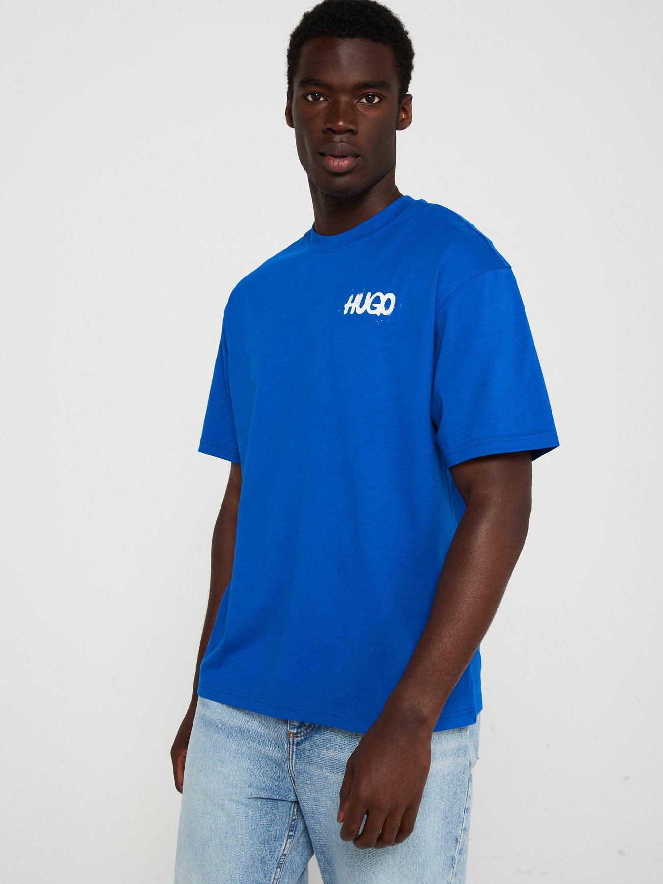 Blue hugo boss tshirt store