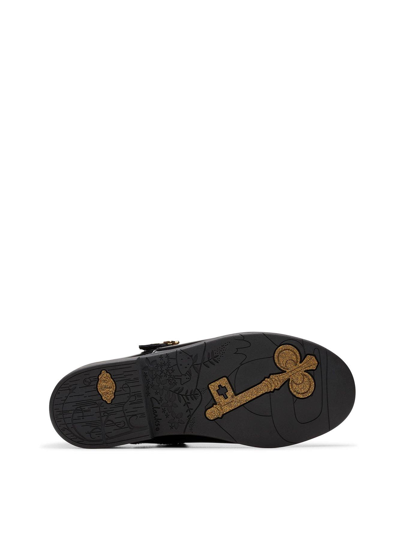 Clarks Kids Lock Magic Mary Jane Patent Leather School Shoe | Very