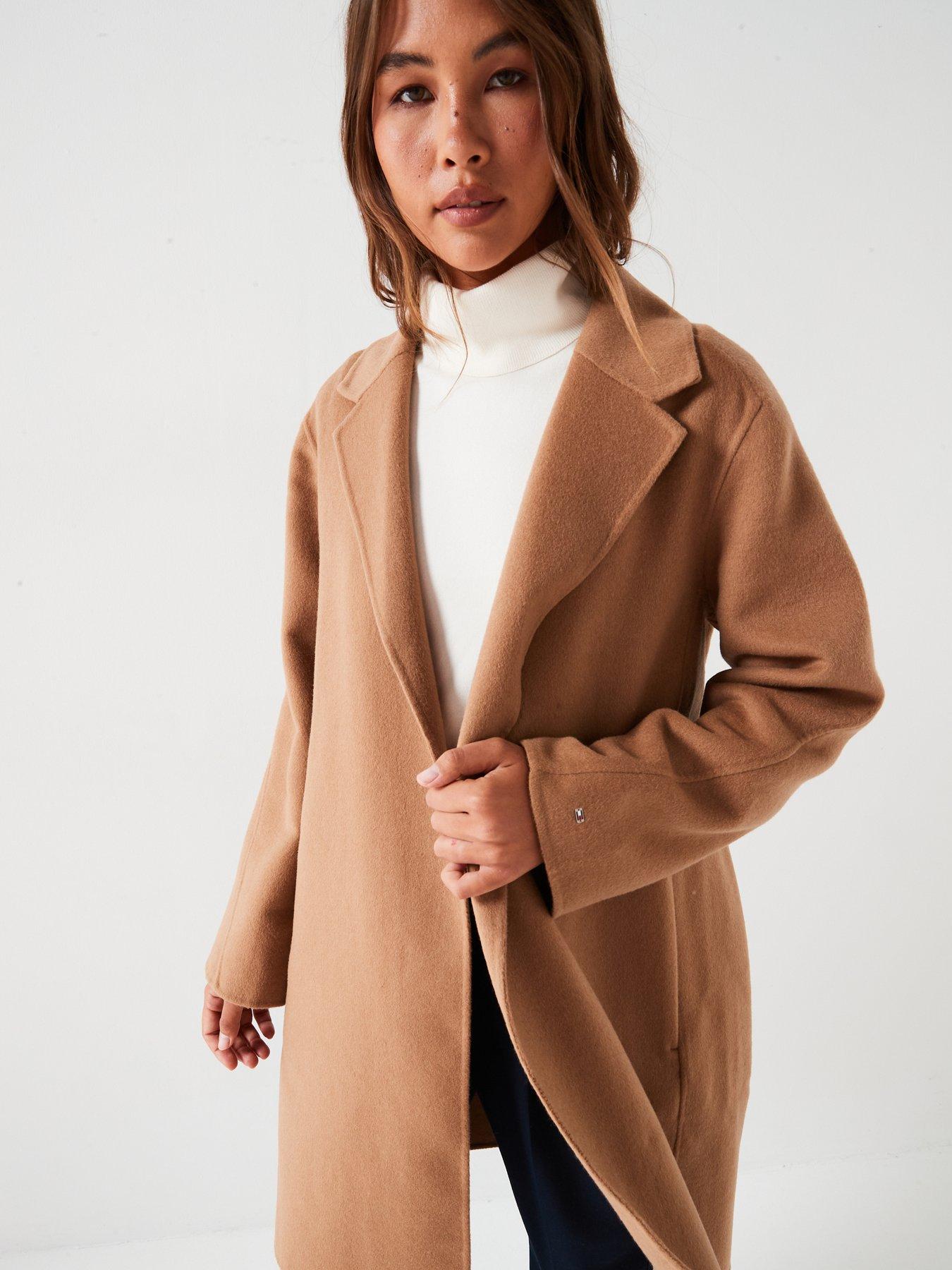 Tommy Hilfiger Wool Duster Coat - Brown | Very