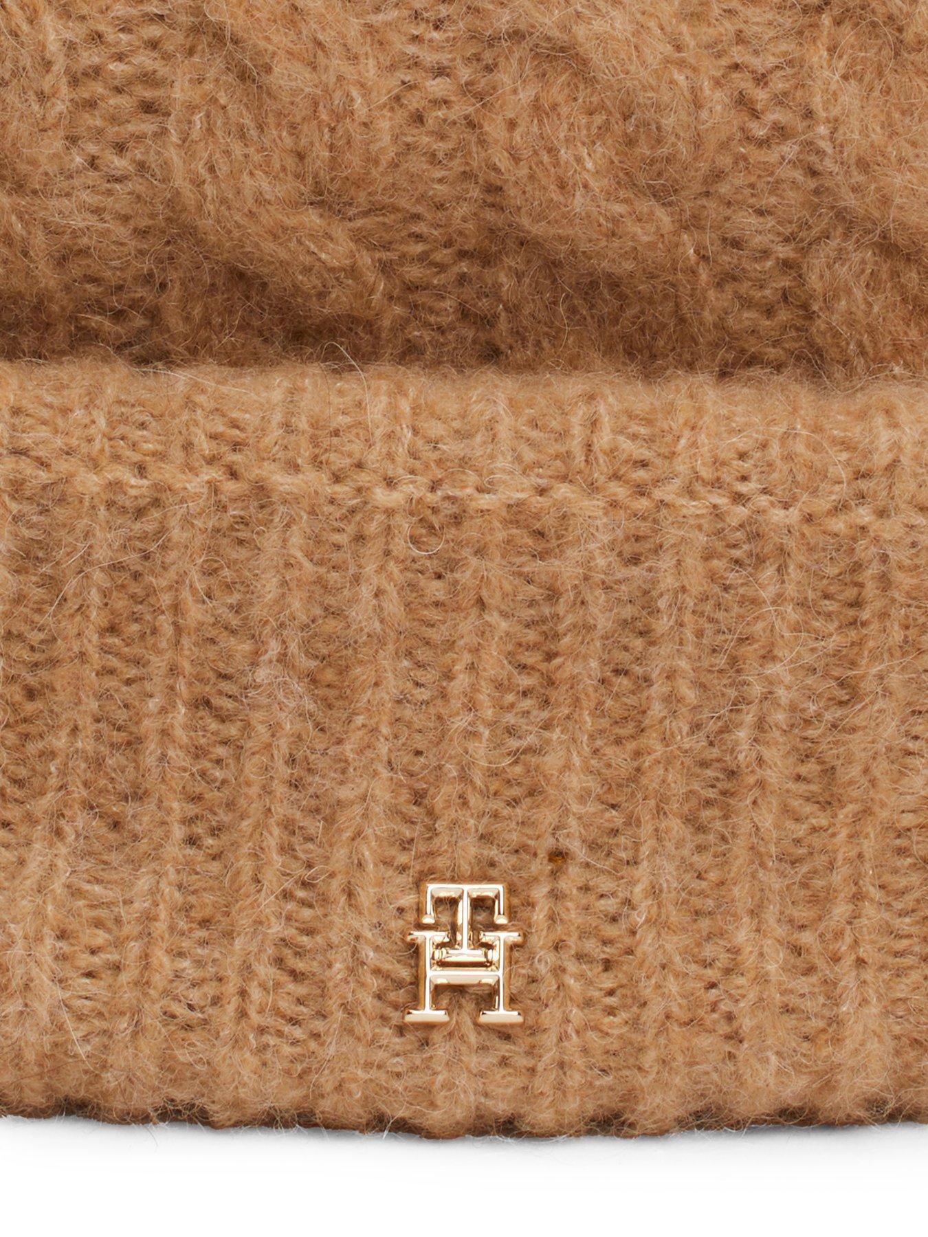 Tommy Hilfiger Cable Knit Beanie - Beige | Very