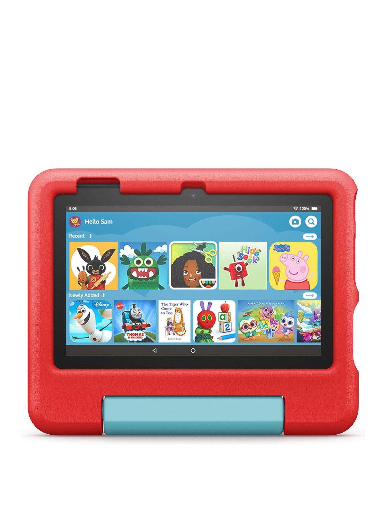 Tablets | Fire 7 Kids | Red | Fire OS | Technology & Gaming | Very