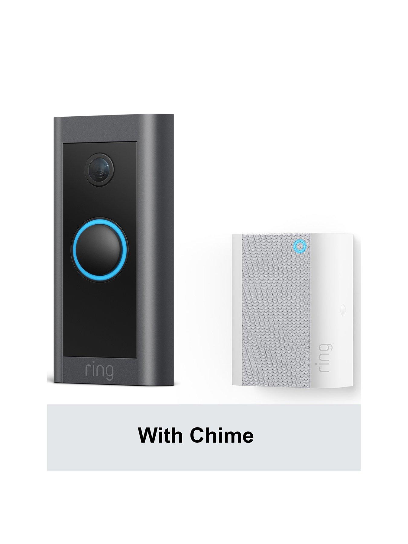 RING Video Doorbell Wired - Black | Very