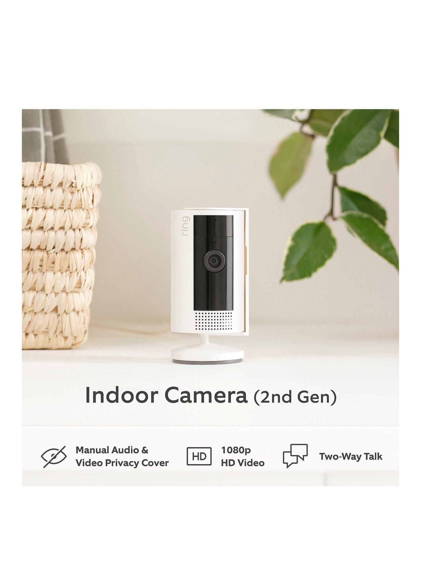 RING Indoor Camera (2nd Gen) Smart Camera - 2 Pack, White | Very