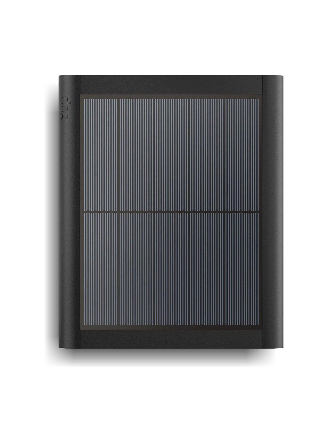 RING Solar Panel (USB-C) Smart Solar Panel - Black | Very