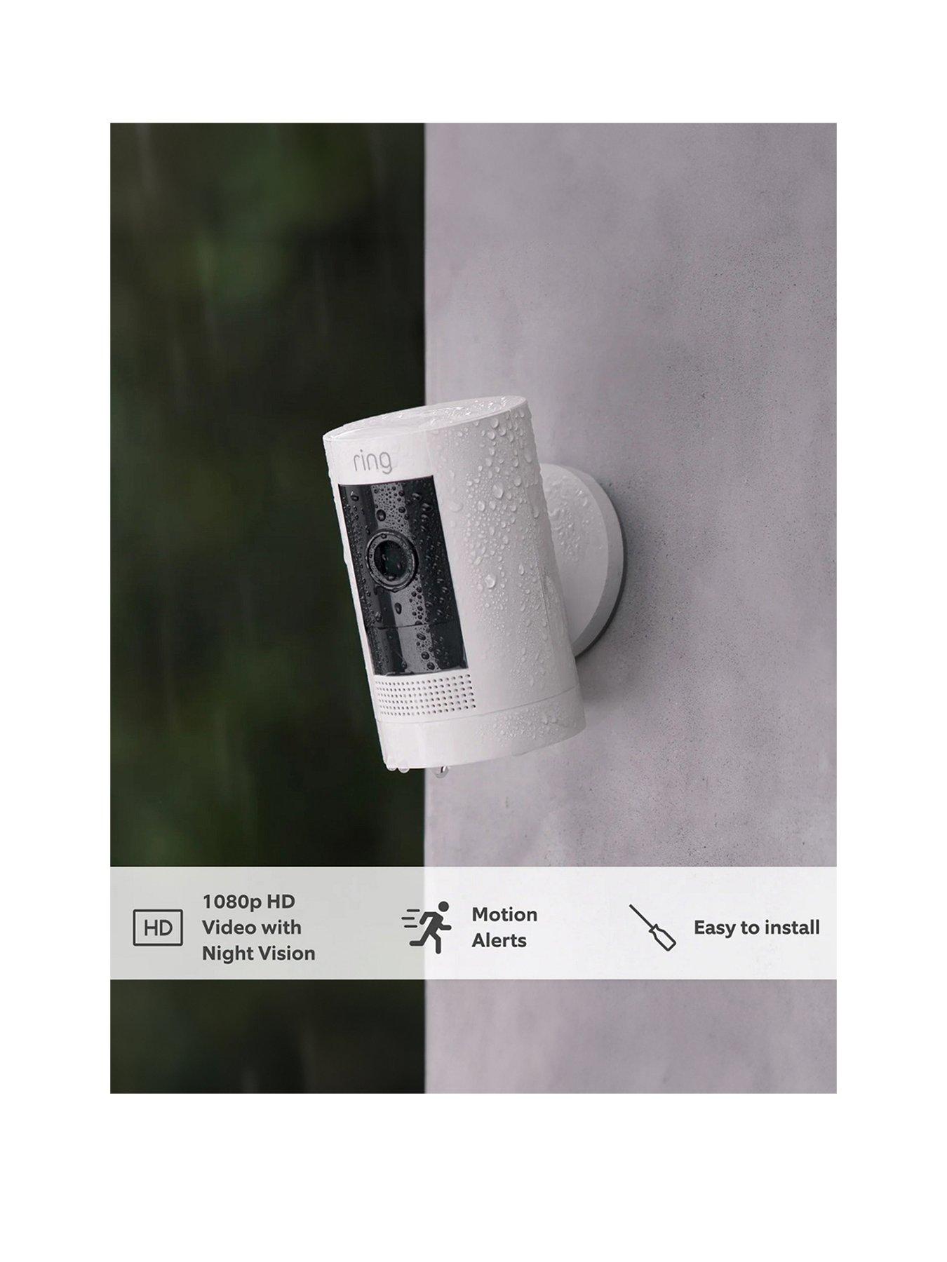 RING Stick Up Cam Battery Smart Camera - 2 pack, White | Very