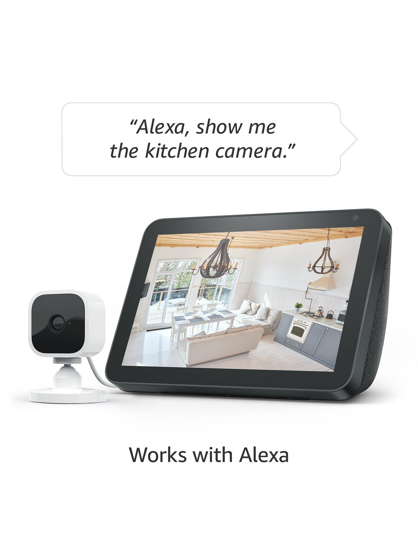 Blink Mini , Compact indoor plug-in smart security camera, 1080p HD ...