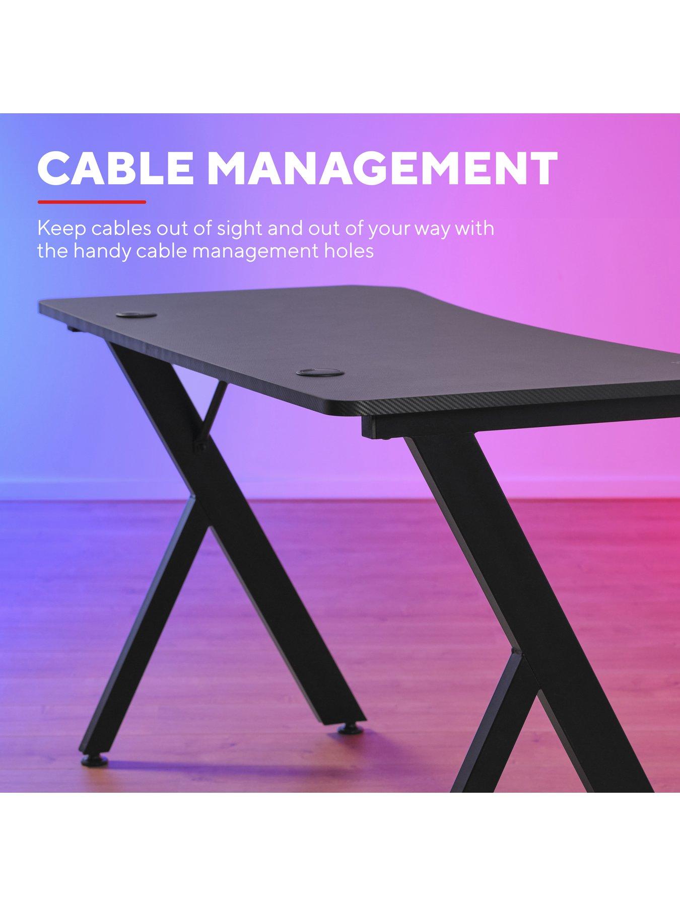 Trust GXT700 Omnius Gaming Desk | very.co.uk