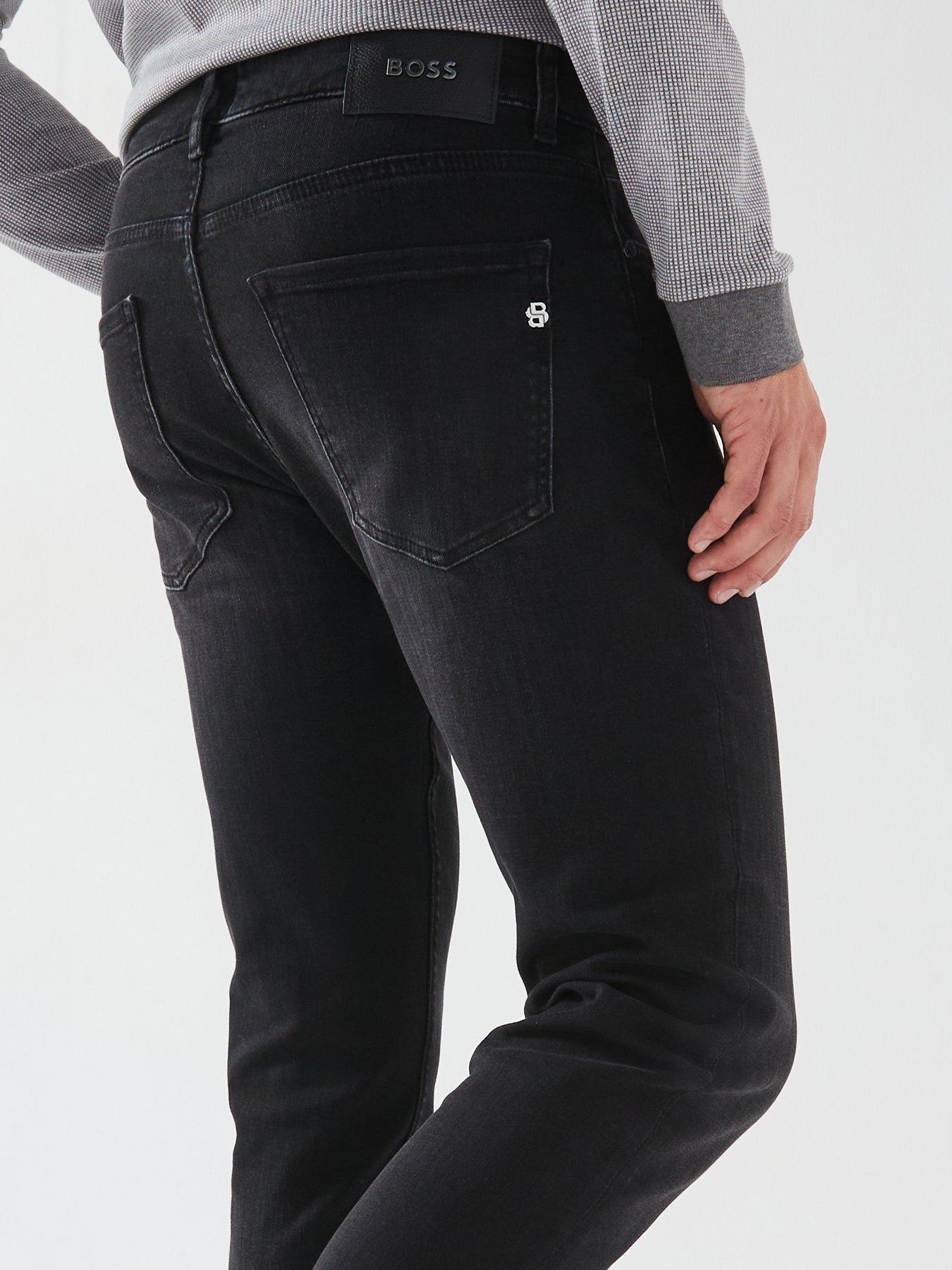 BOSS H-Delaware Slim Fit Jeans - Dark Grey | Very