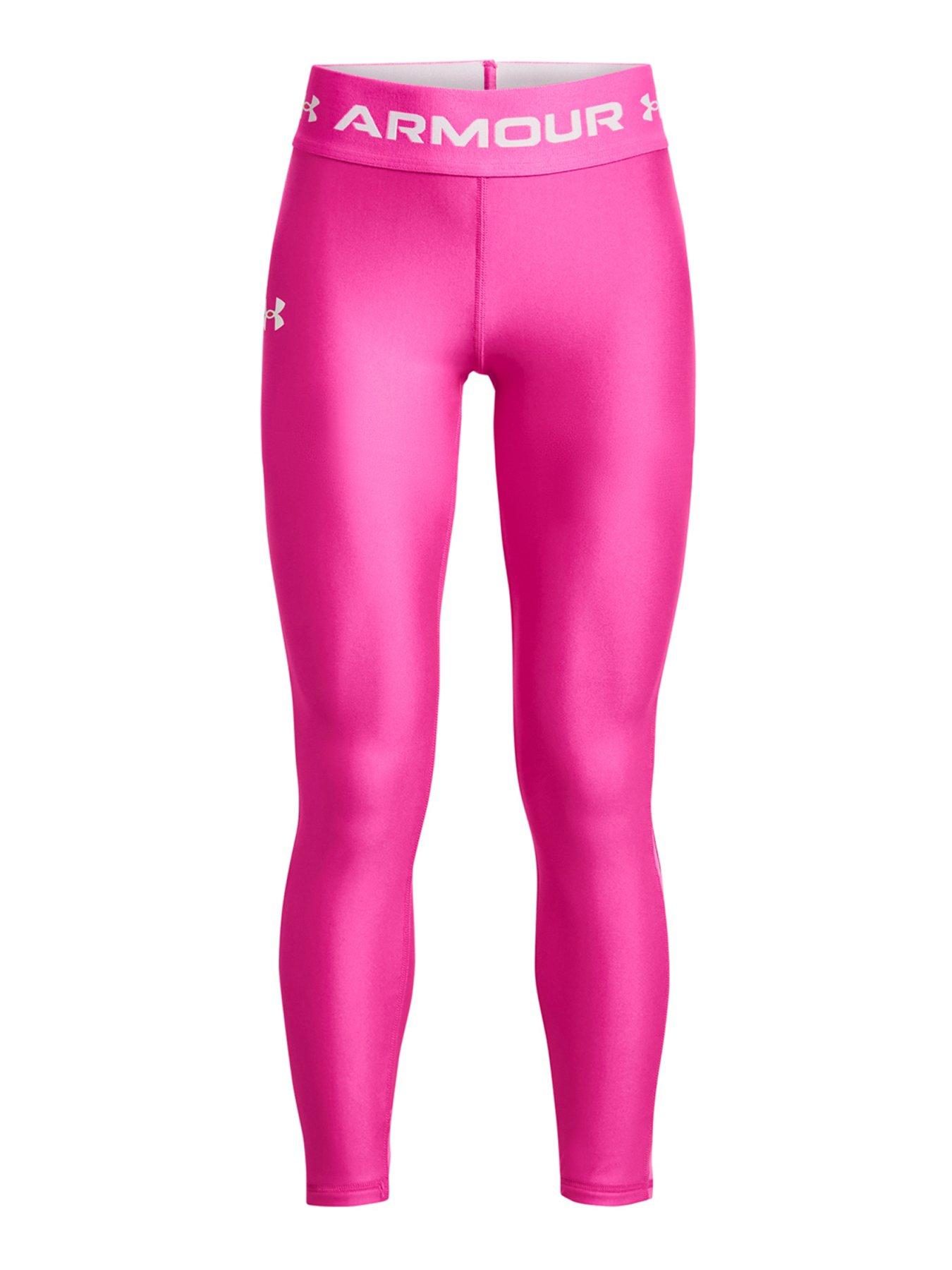UNDER ARMOUR Girls Training Armour Leggings - Pink | Very
