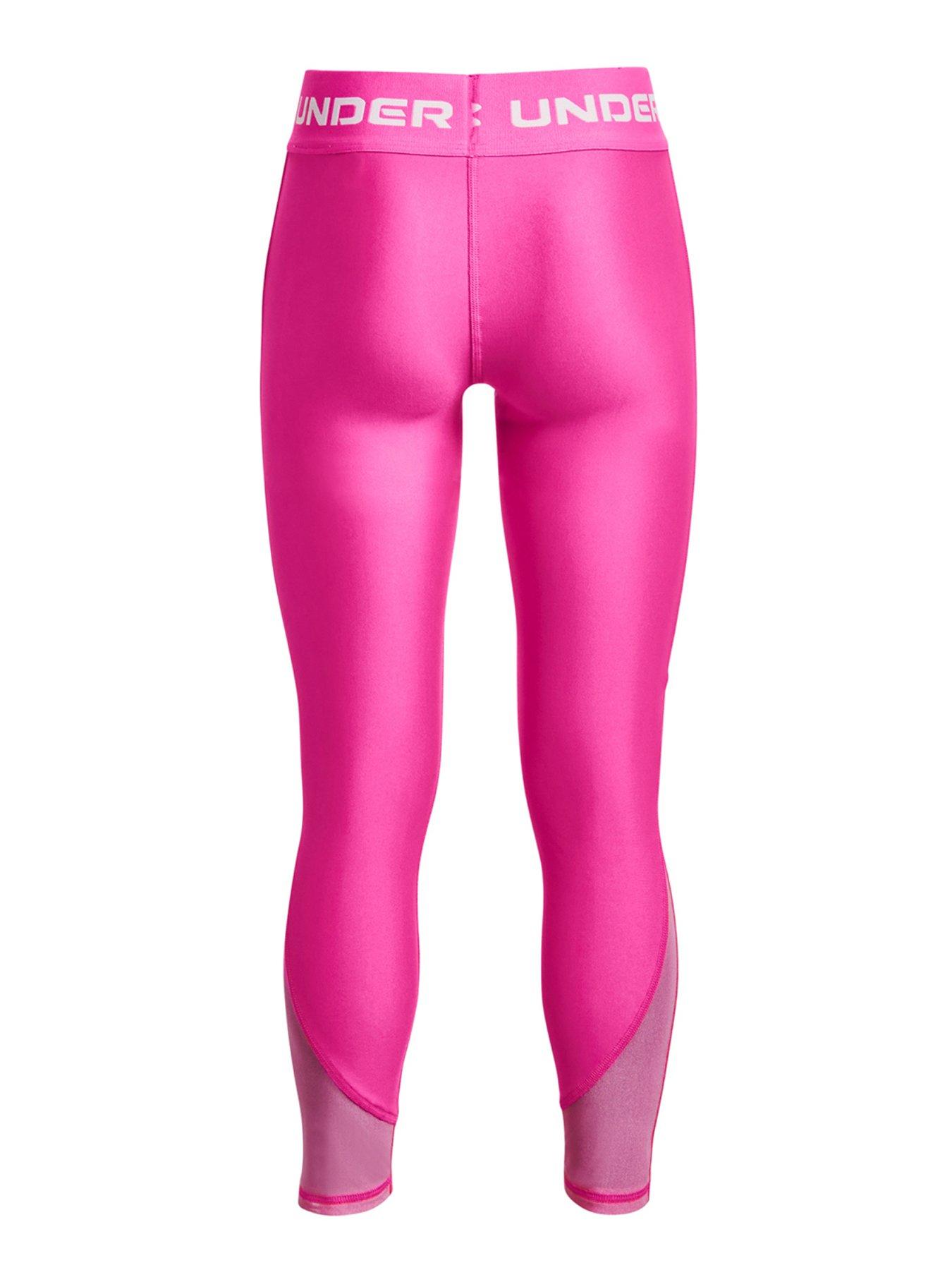 UNDER ARMOUR Girls Training Armour Leggings - Pink | Very