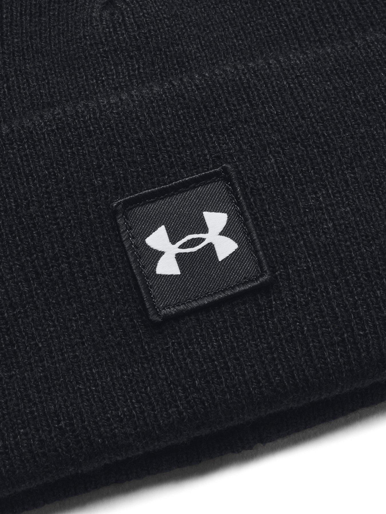 UNDER ARMOUR Mens Training Halftime Shallow Cuff Beanie Hat - Black | Very