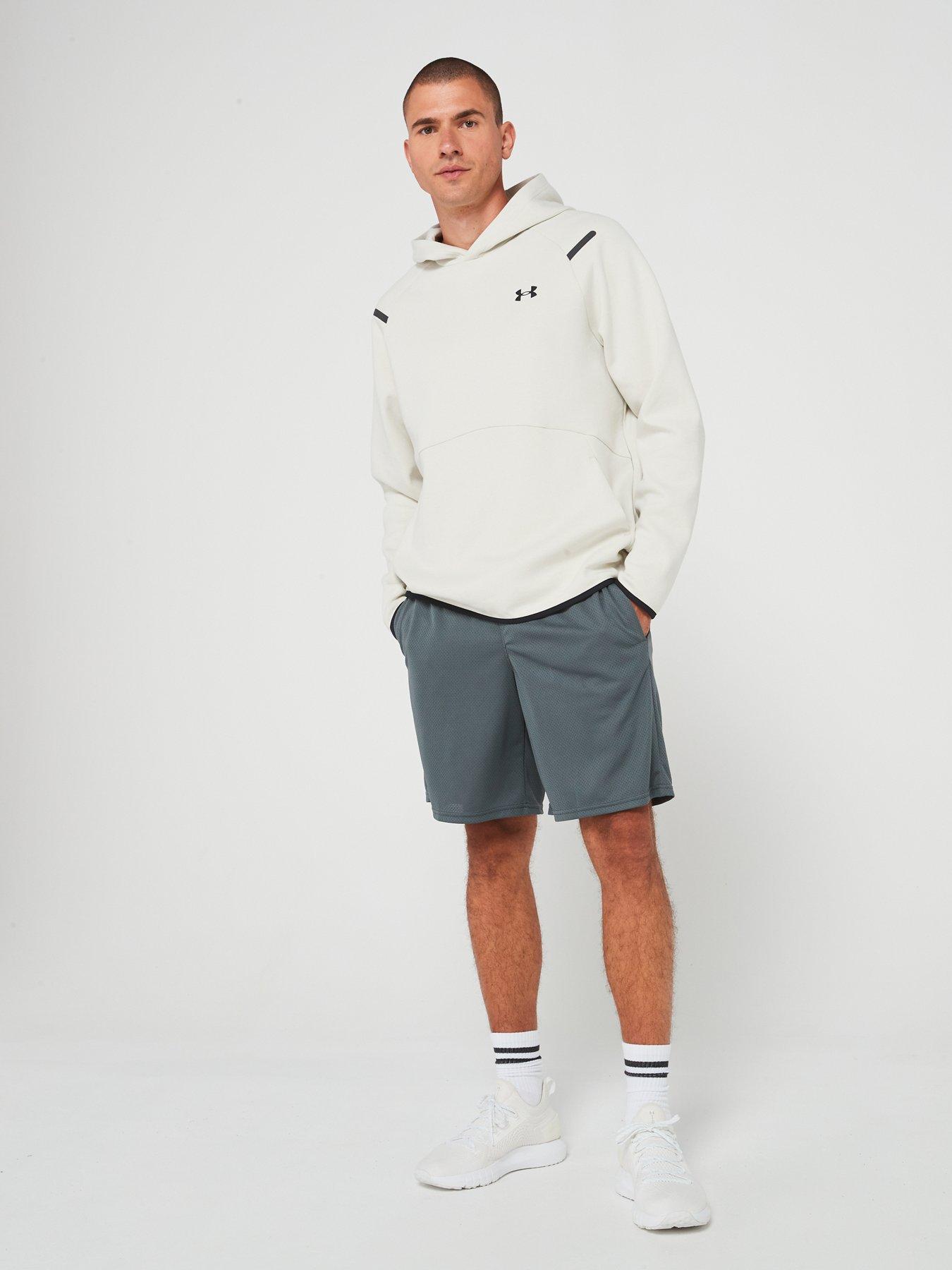 UNDER ARMOUR Men s Training Unstoppable Fleece Hoodie White Very