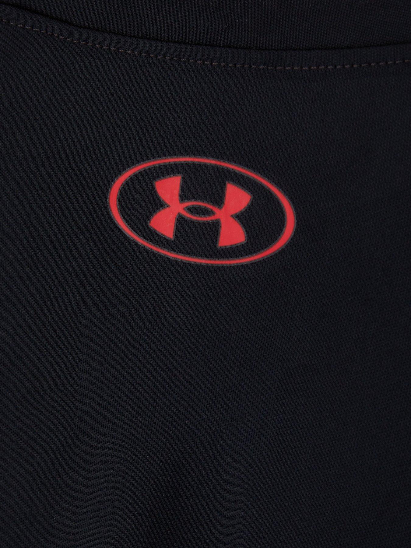 UNDER ARMOUR Boys Training Tech Split Wordmark T-Shirt - Black | Very