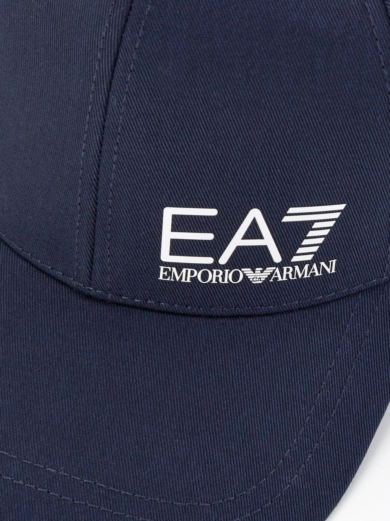 EA7 Emporio Armani Logo Baseball Cap - Dark Blue | Very