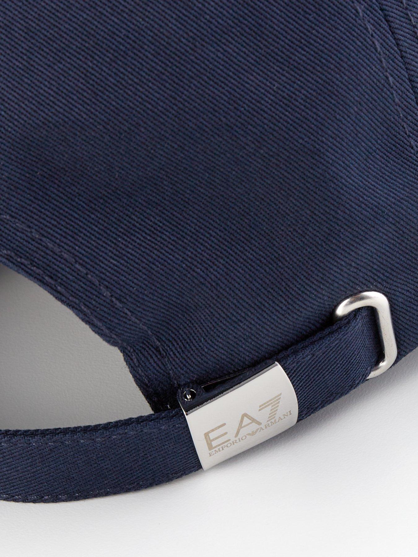 EA7 Emporio Armani Logo Baseball Cap - Dark Blue | Very