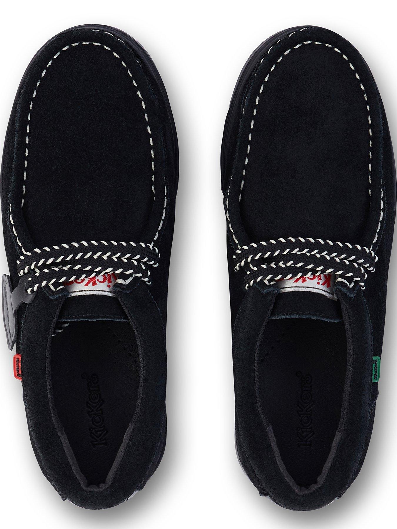 Kickers Lennon Wallabee Lace Up Shoes - Black | Very