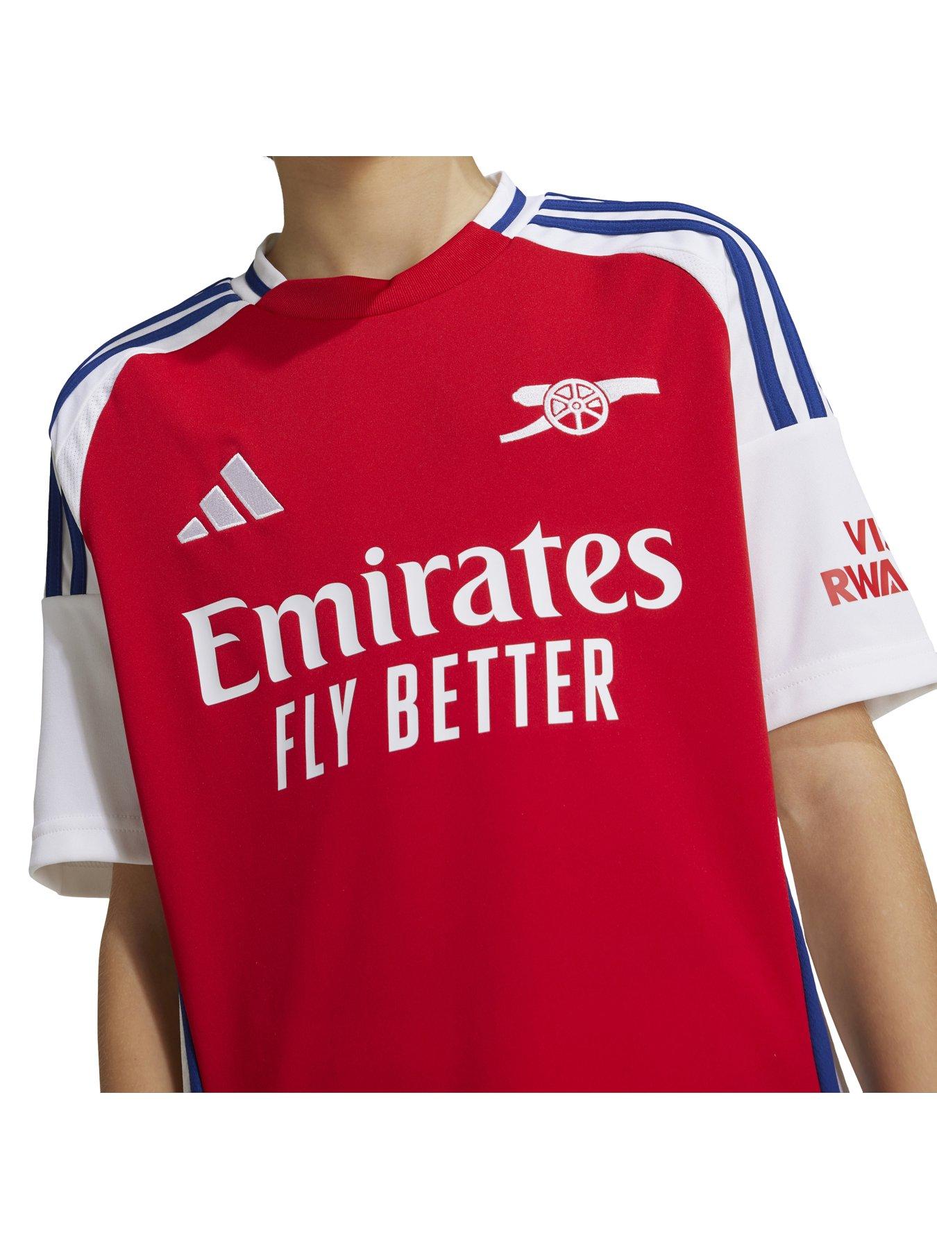 adidas Arsenal Junior 24/25 Home Stadium Replica Shirt - Red | Very