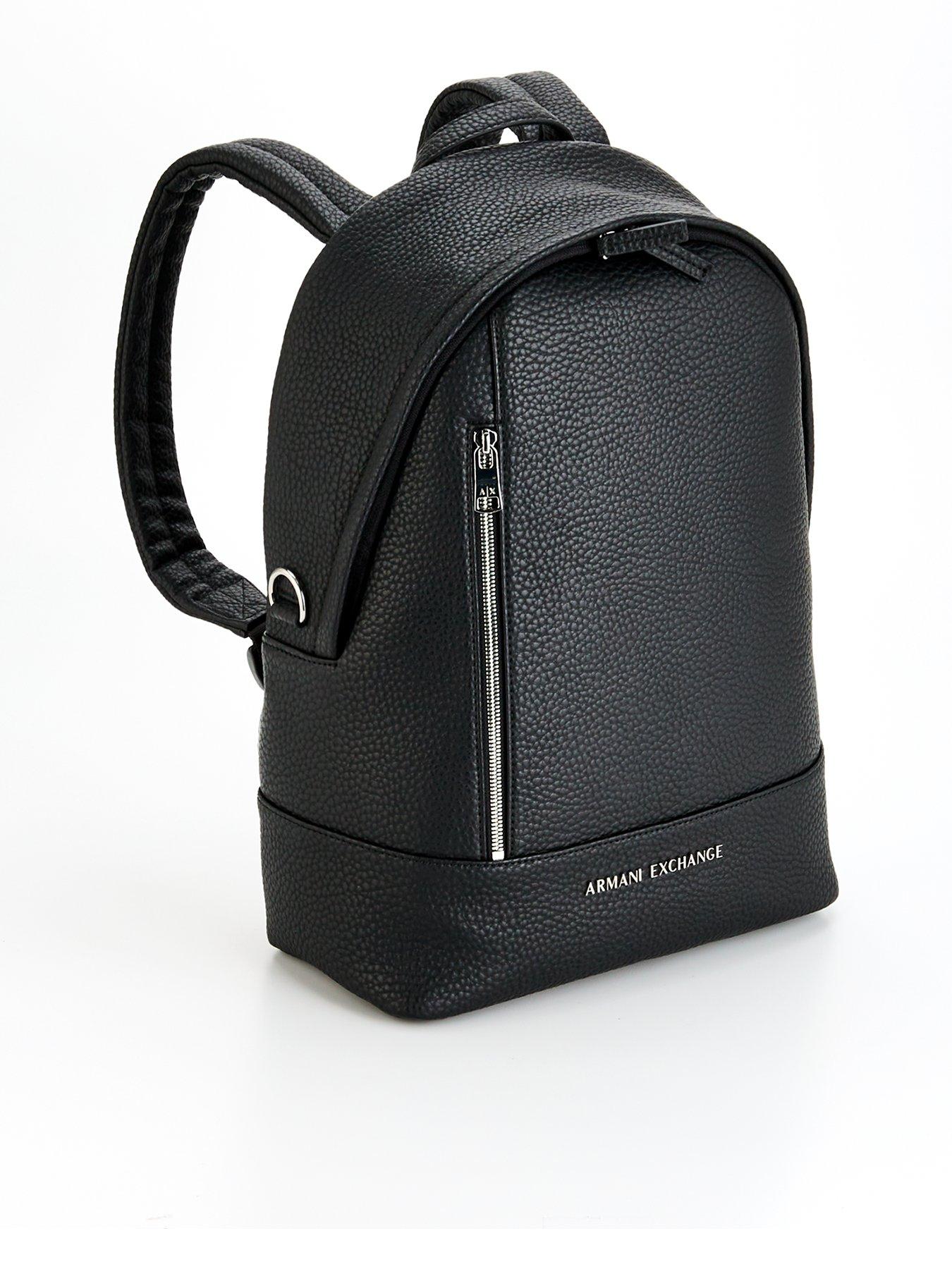 Armani Exchange Grained Backpack - Black | Very