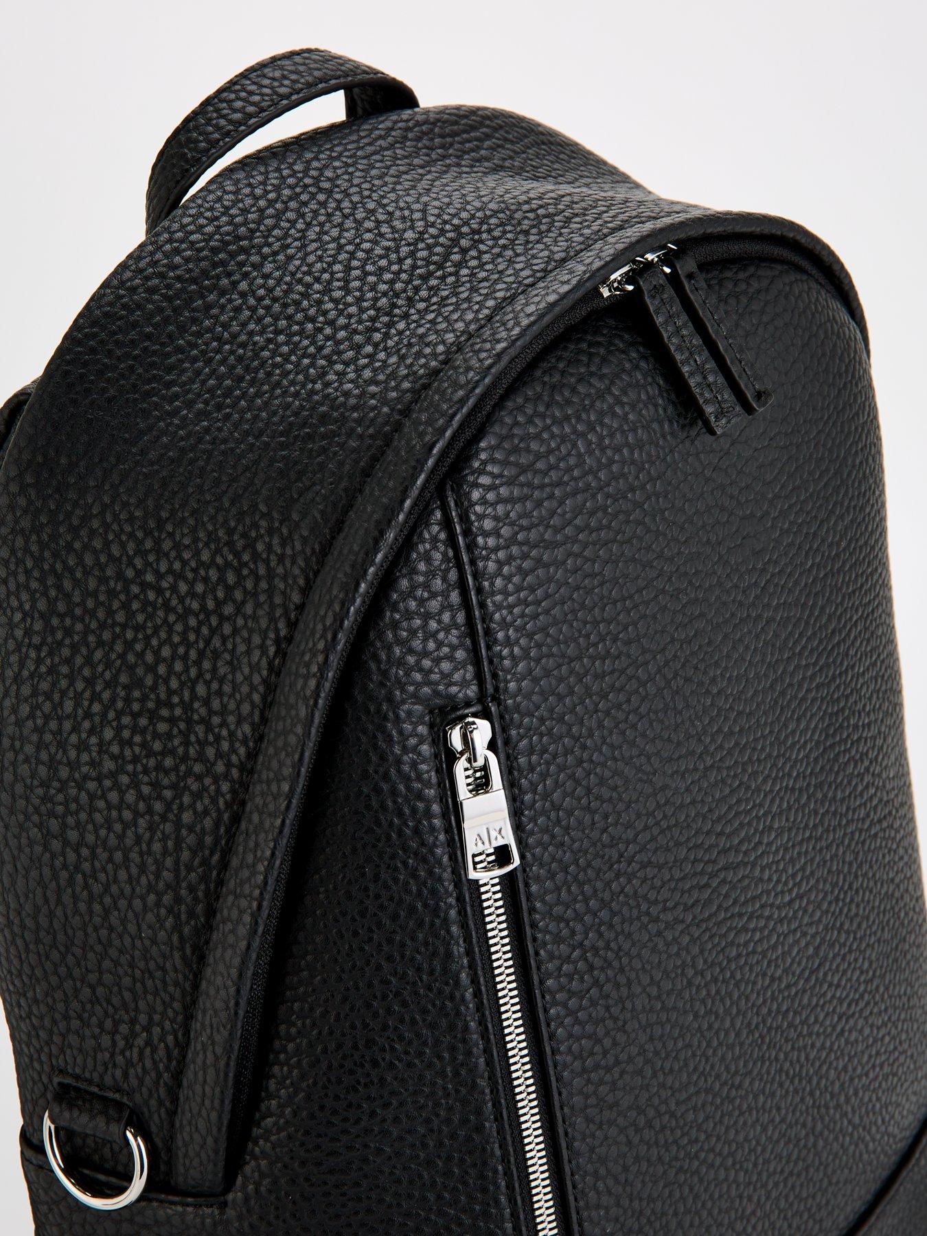 Armani Exchange Grained Backpack - Black | Very