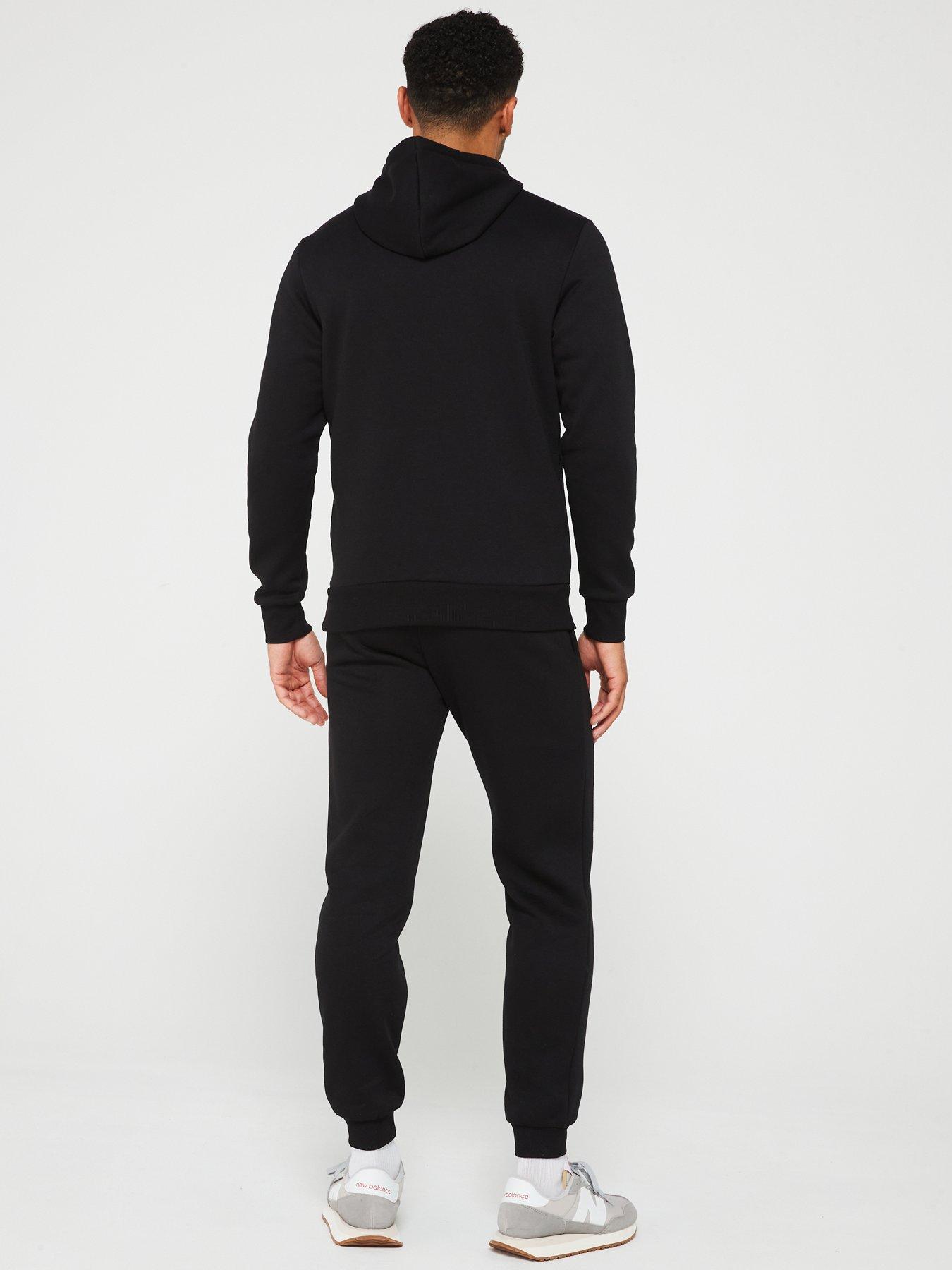 Jack & Jones Jack & Jones Ferris Script Logo Sweat Tracksuit - Black | Very
