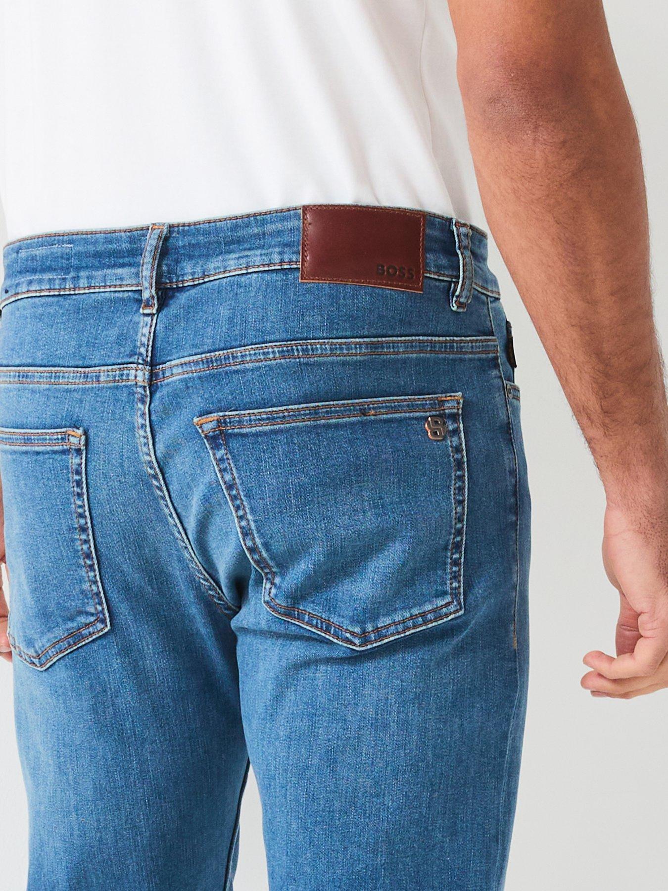 BOSS Delaware Slim Fit Jeans - Light Blue | Very