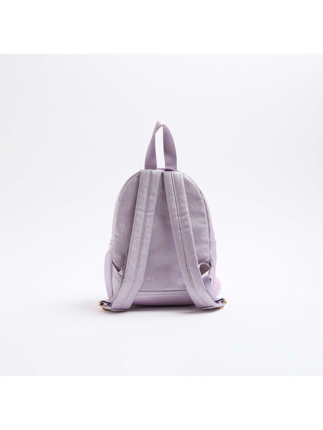 River Island Girls Iridescent Backpack - Purple | Very